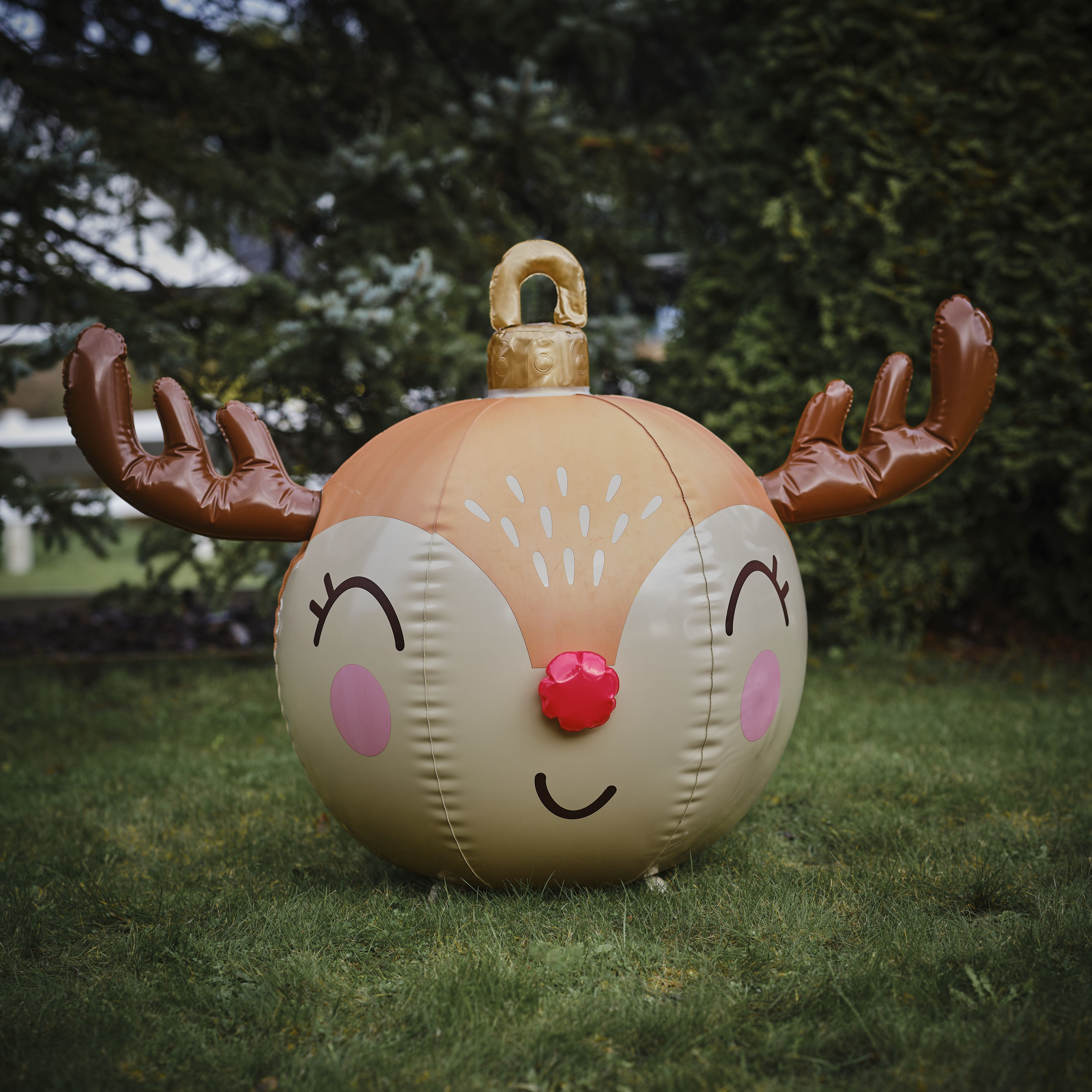 (H)0.6m Christmas Reindeer head Inflatable