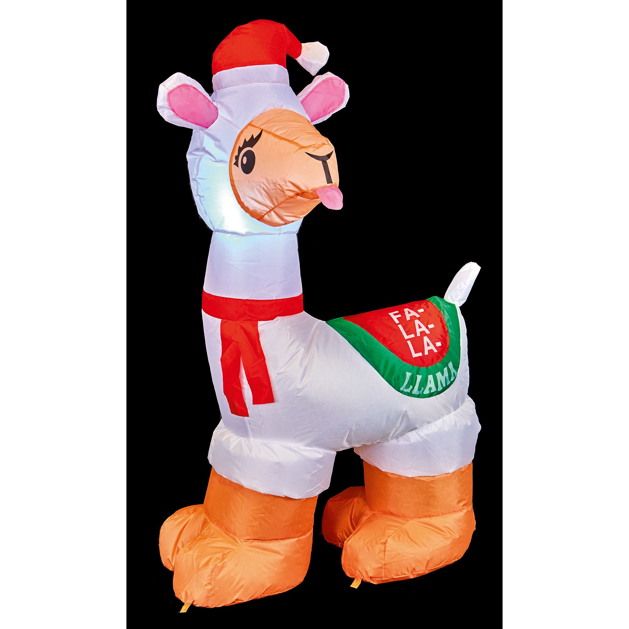 (H)1.22m LED Llama Inflatable | DIY at B&Q