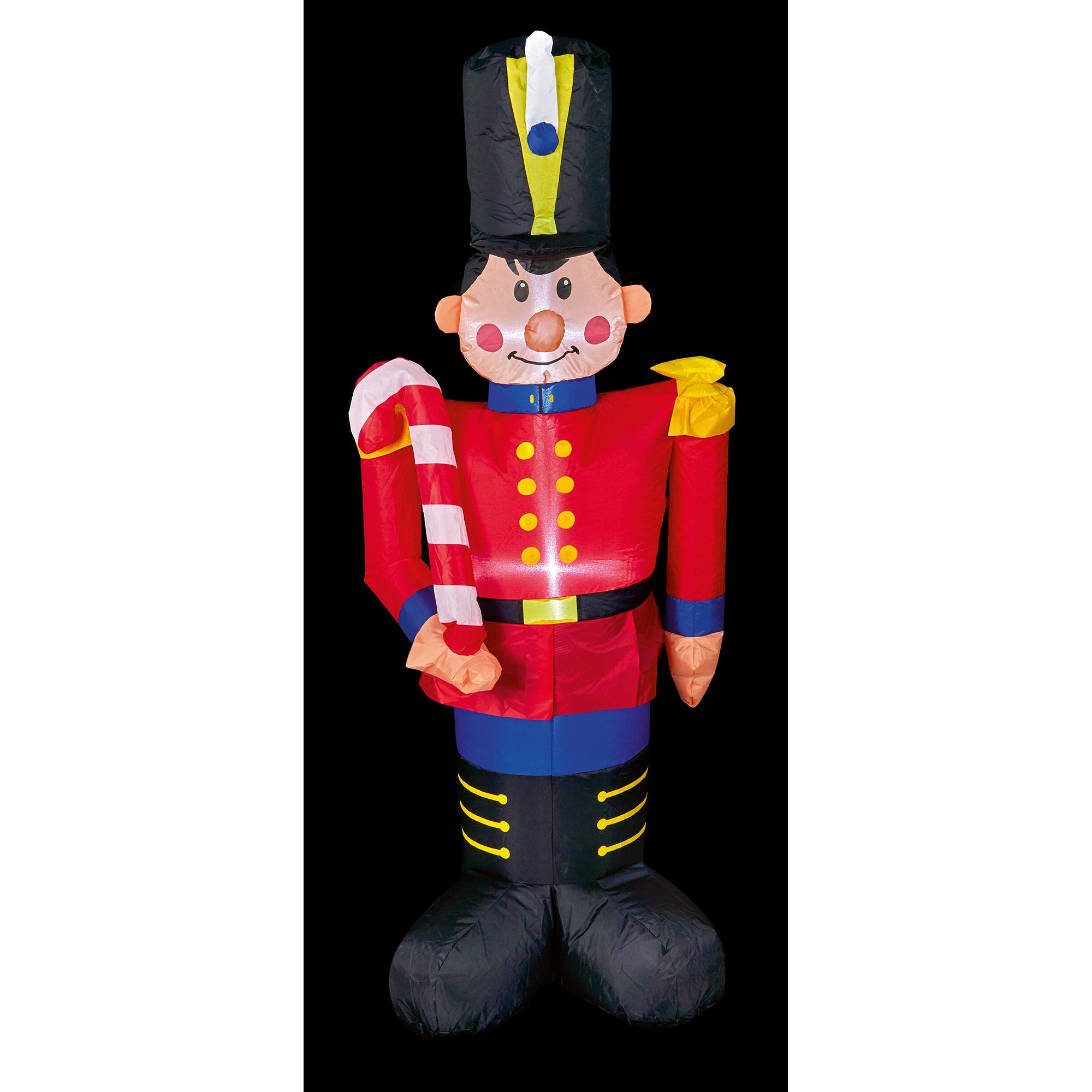 (H)1.22m LED Toy Soldier Inflatable | DIY at B&Q