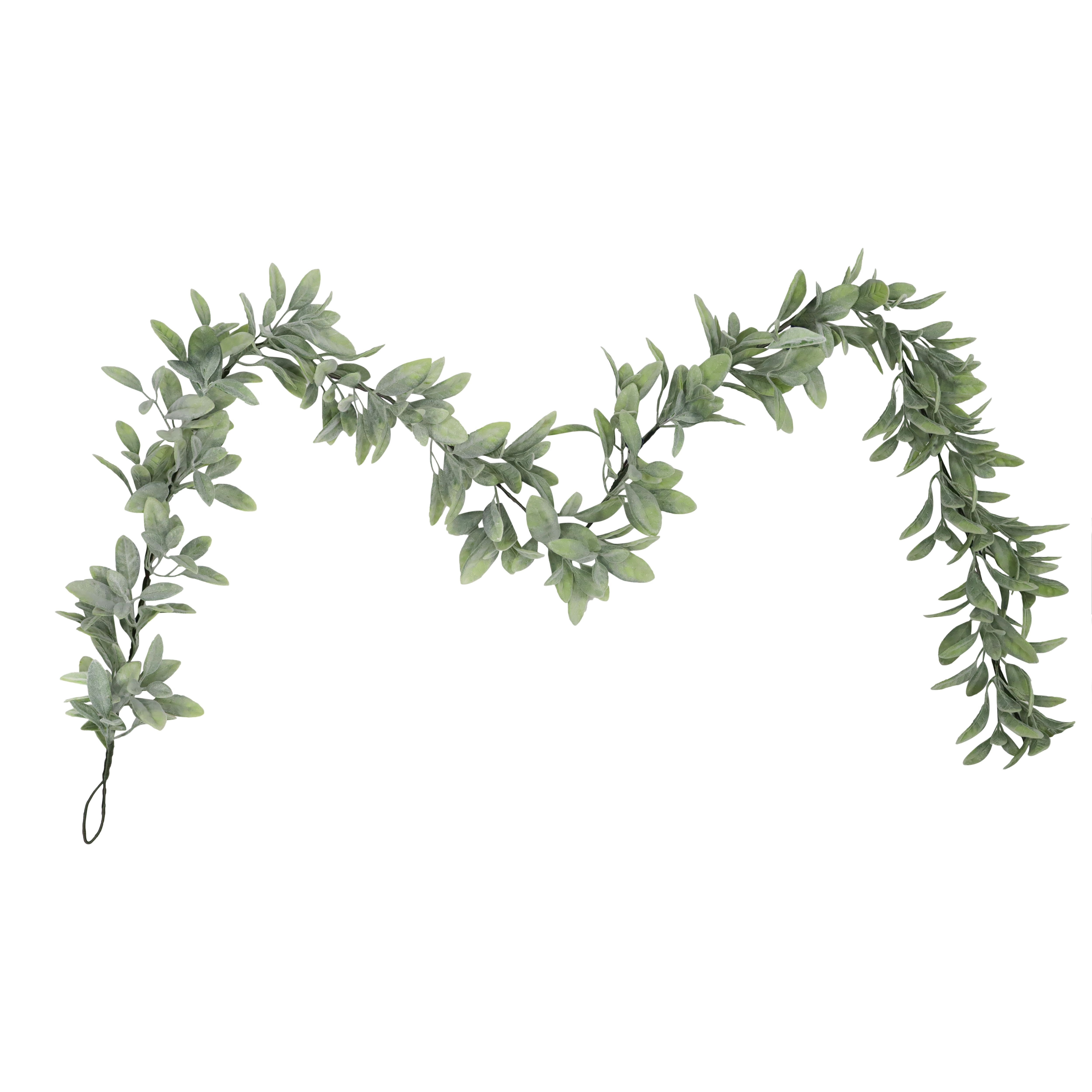 1.8m Leaves Green Non-illuminated Garland | DIY at B&Q