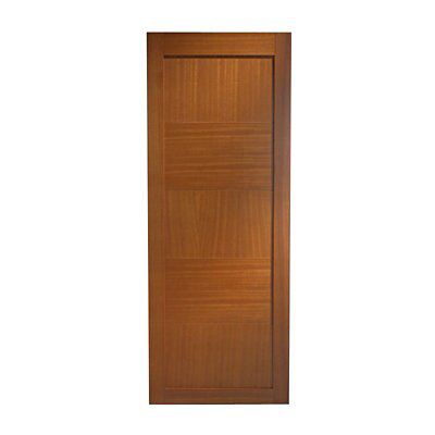 1 panel Patterned Internal Hardwood Door, (H)1981mm (W)686mm (T)35mm