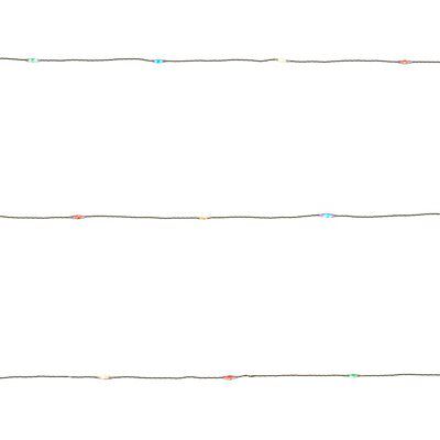 100 Multicolour Copper wire LED Without timer function String lights Silver cable