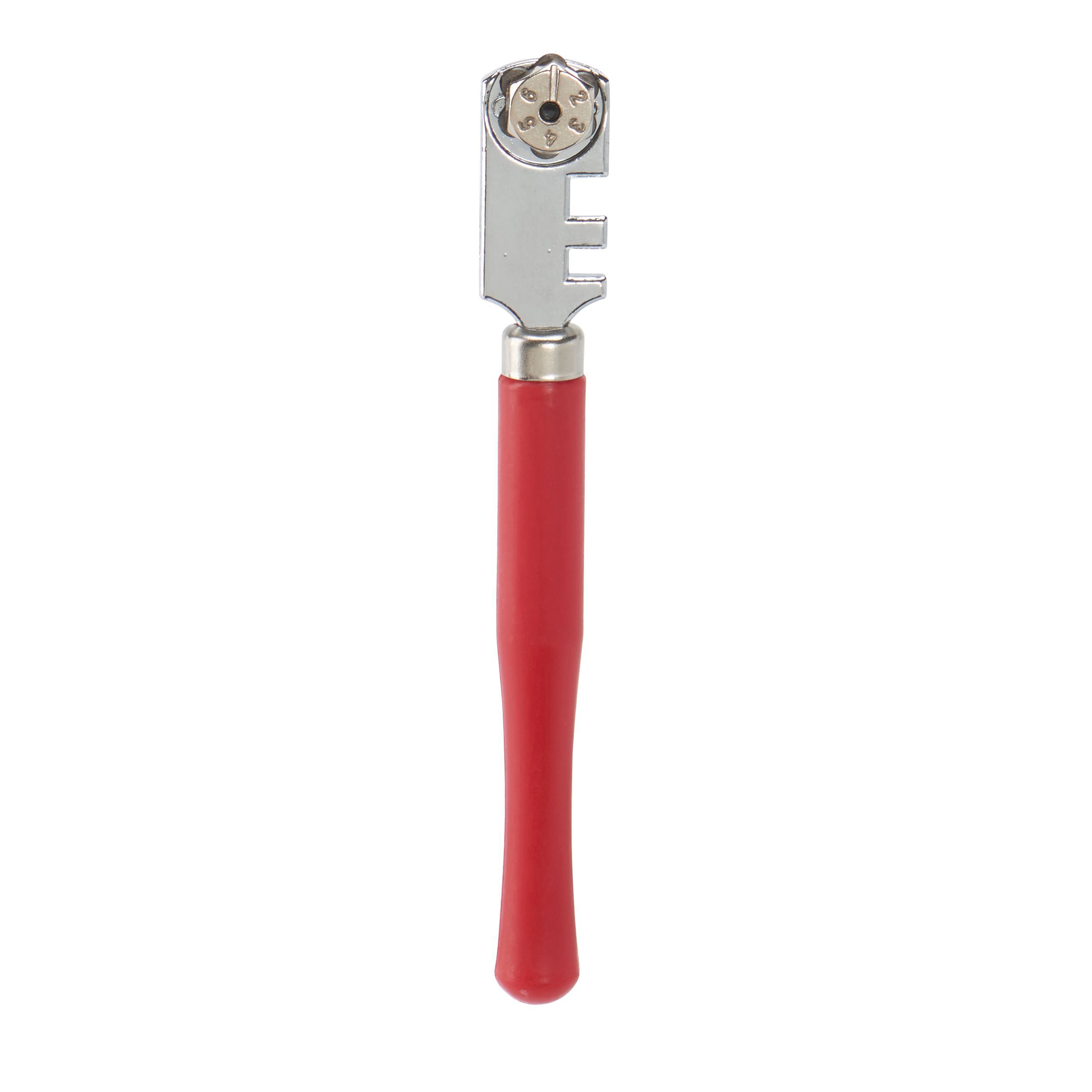 130mm Red Steel Carbide-tipped Glass cutter