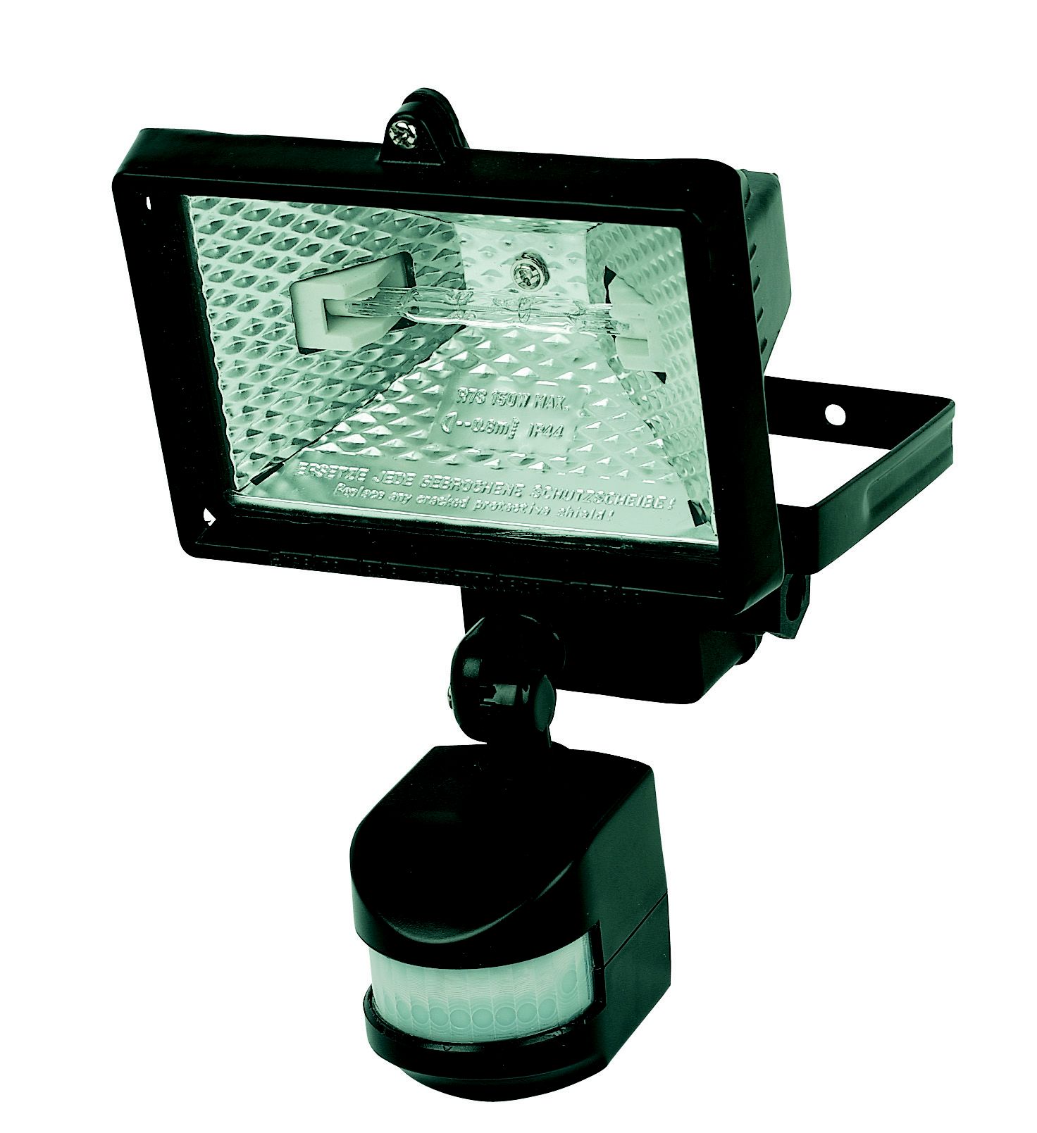 150W SECURITY FLOODLIGHT PIR BLACK