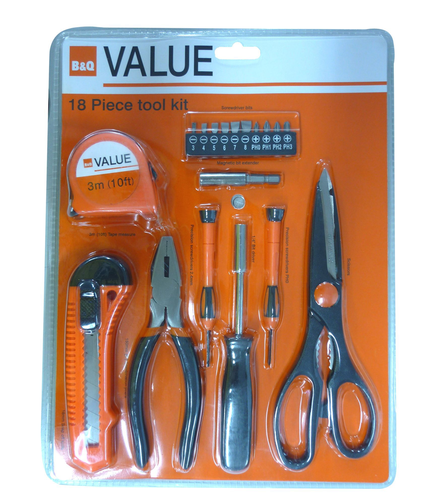 18 piece Tool set | DIY at B&Q