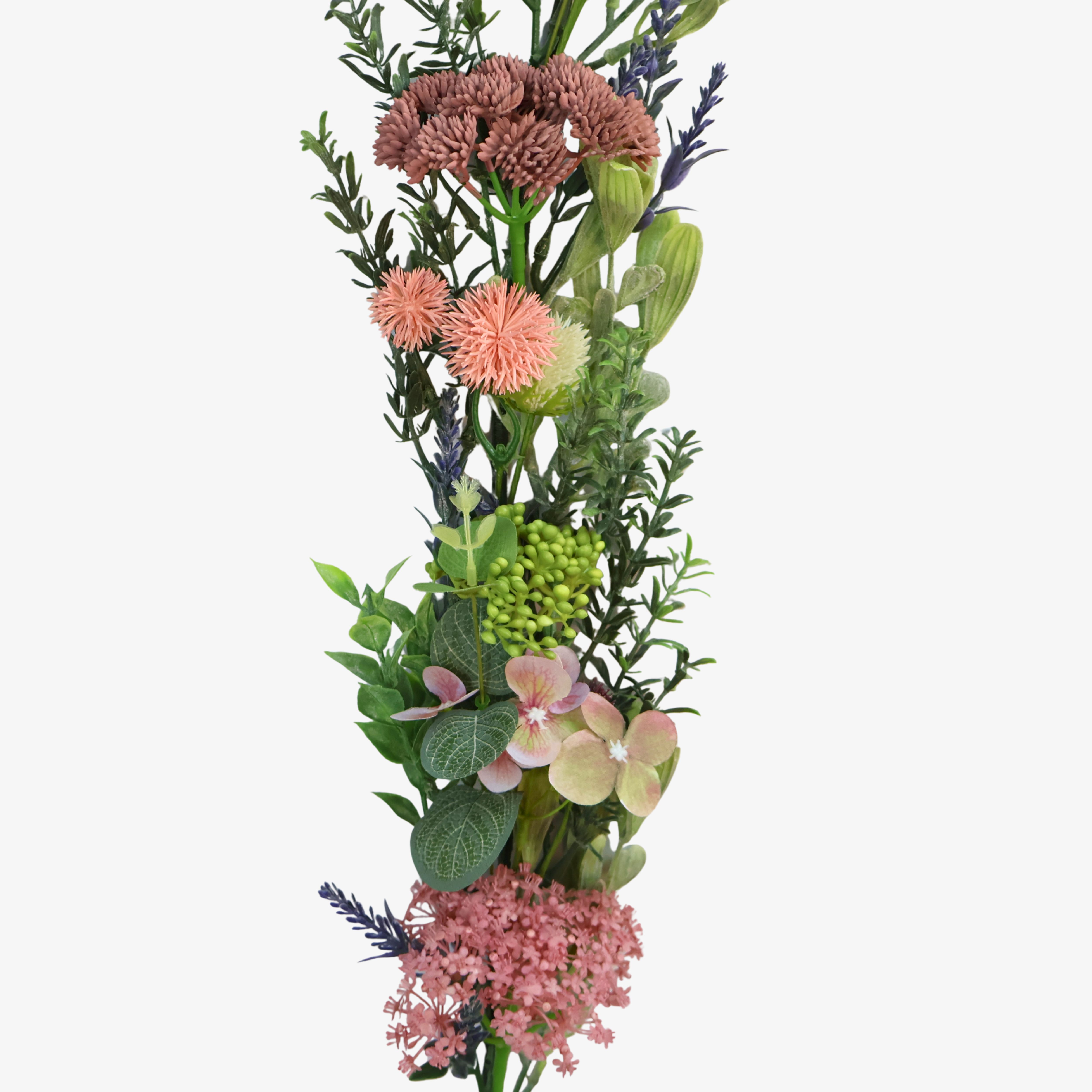1800MM SPRING FLORAL GARLAND - PINK & GREEN