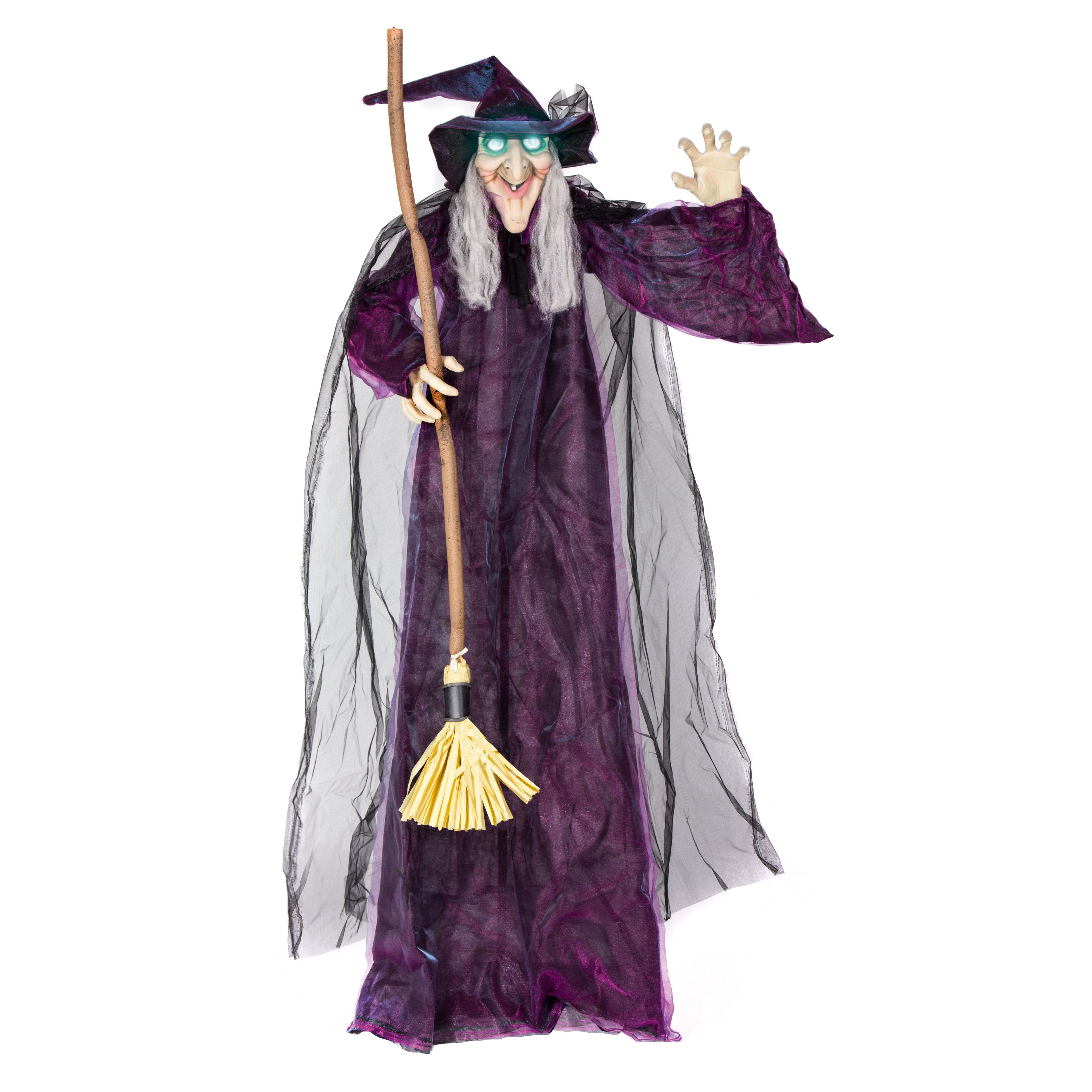 183cm Standing animated witch Decoration