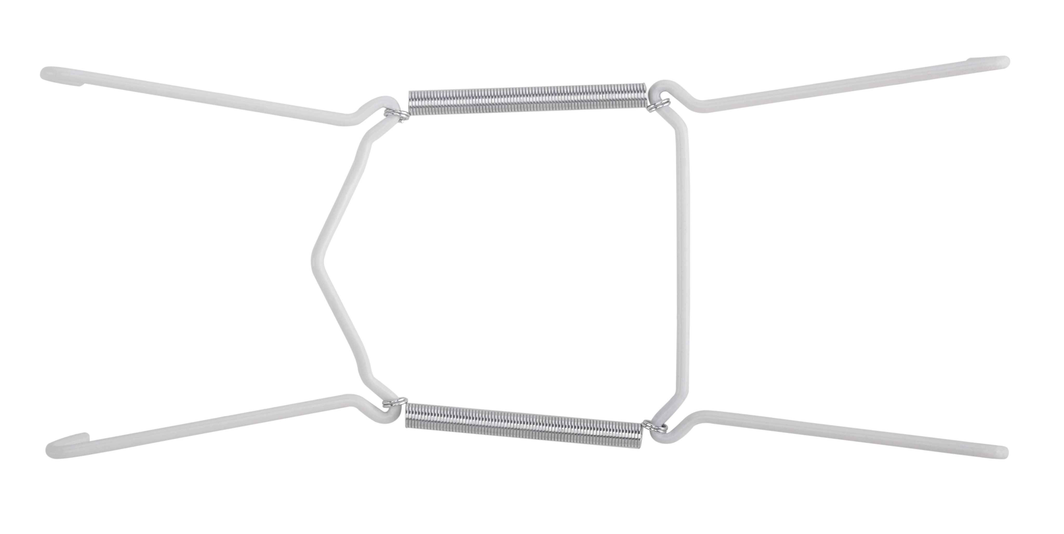 190-225mm White Carbon steel Plate hanger | DIY at B&Q