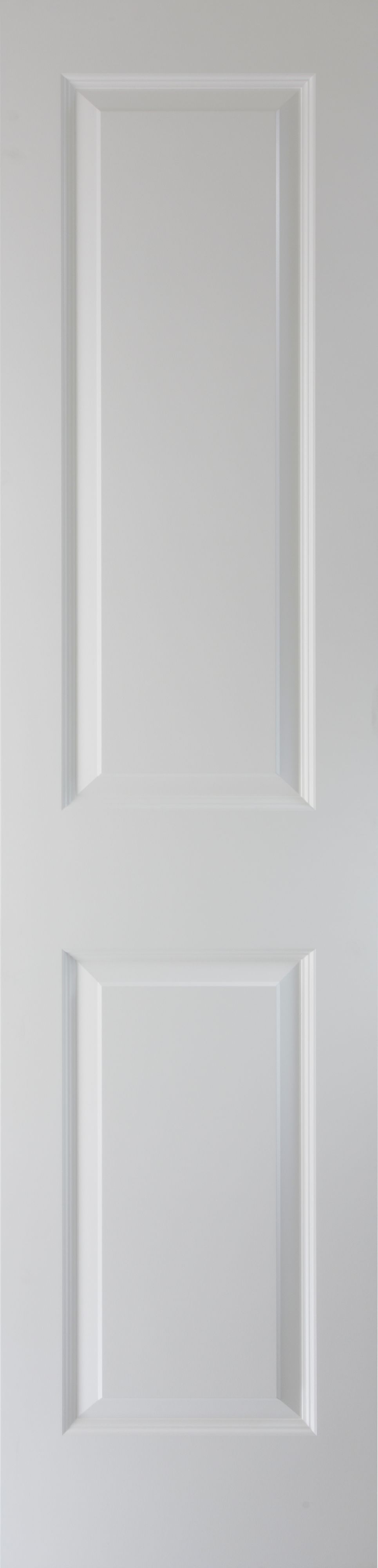 2 panel MDF Unglazed Contemporary White Internal Door, (H)1981mm (W ...