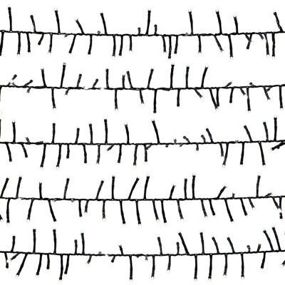 2000 Ice white Cluster LED With timer function Cluster string light with 37.5m Green cable