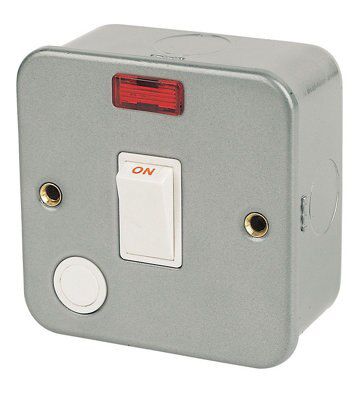 20A Grey RCD connection unit | DIY at B&Q