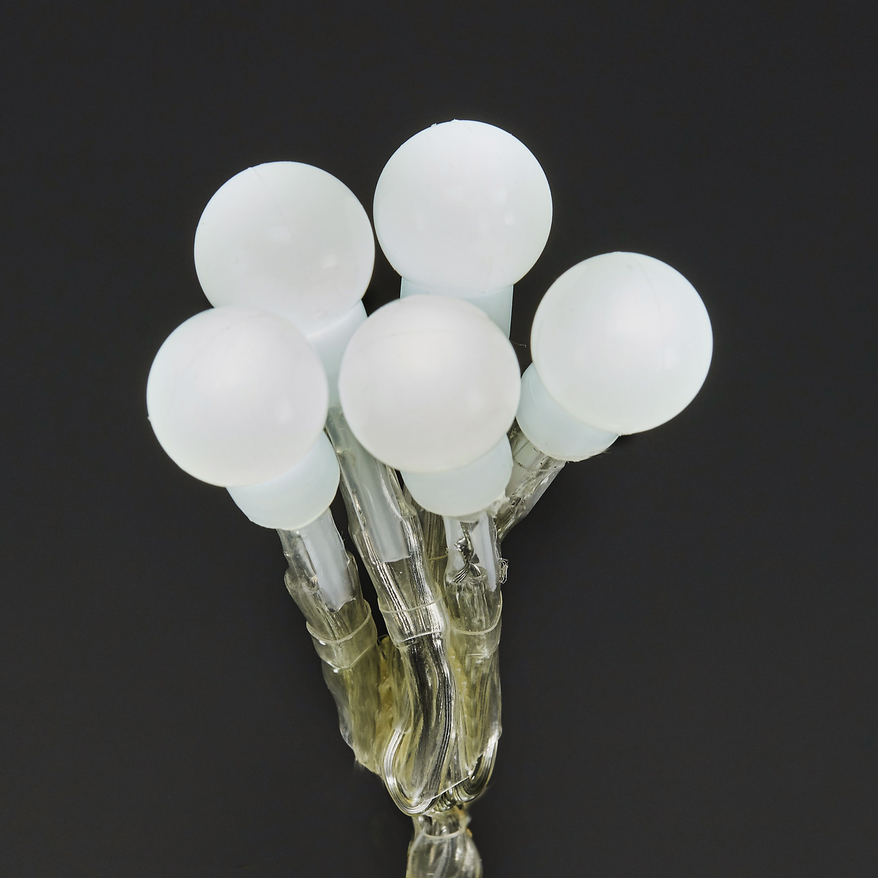 240 Ice white Berry LED Cluster string light Without timer function ...