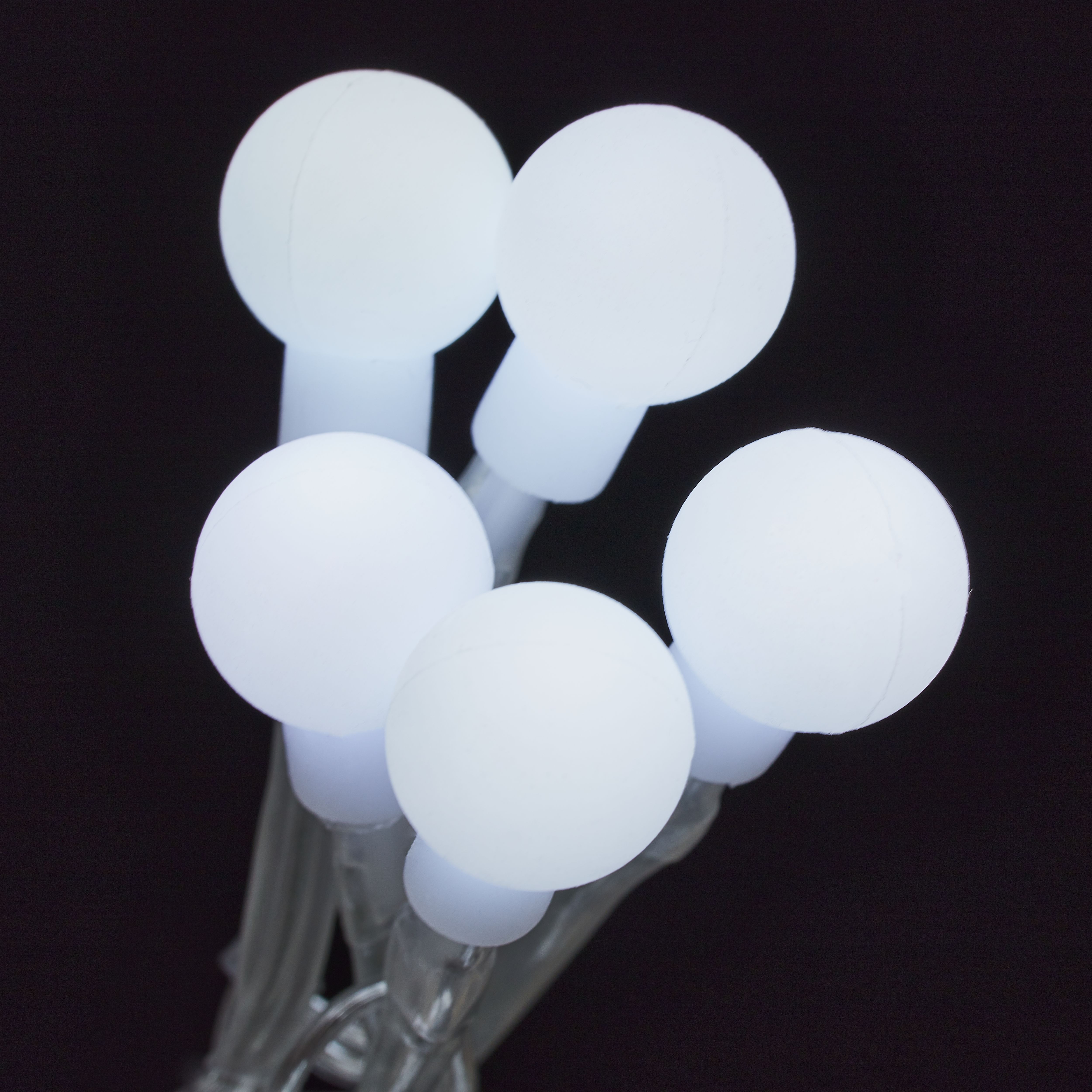 240 Ice white Berry LED With timer Cluster string light with 6m Clear cable