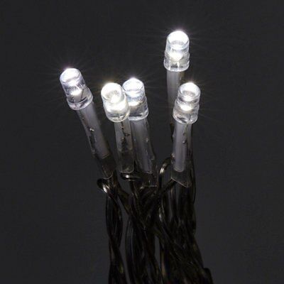 240 Ice white LED Without timer function Curtain light Clear cable