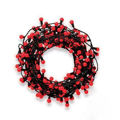 240 Red Berry LED Without timer function String lights Green cable