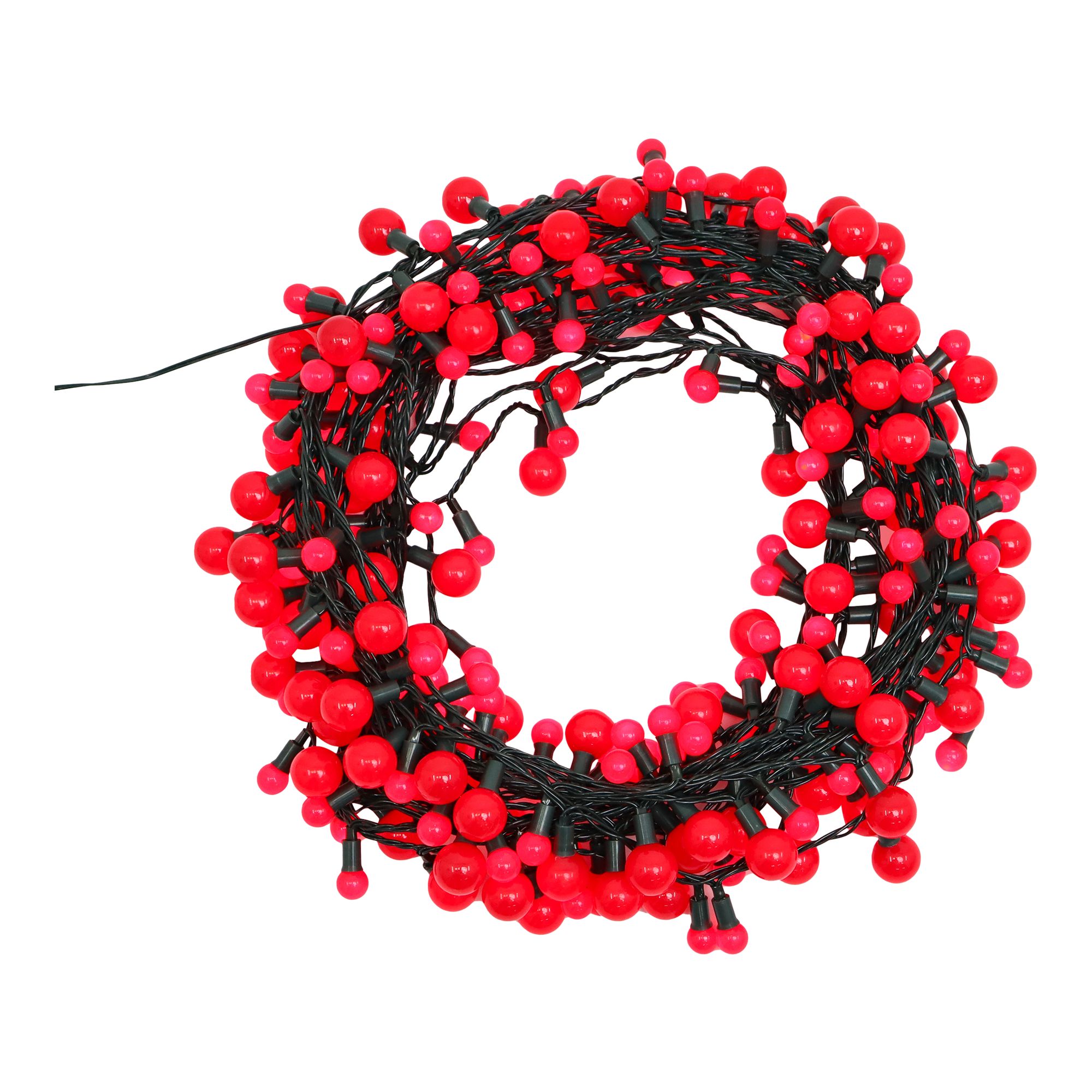 240 Red Mixed Berry LED String lights With timer function & 25.12m ...