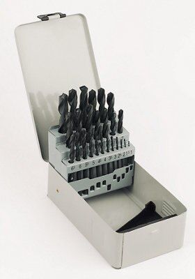 25 piece Round Drill bit set