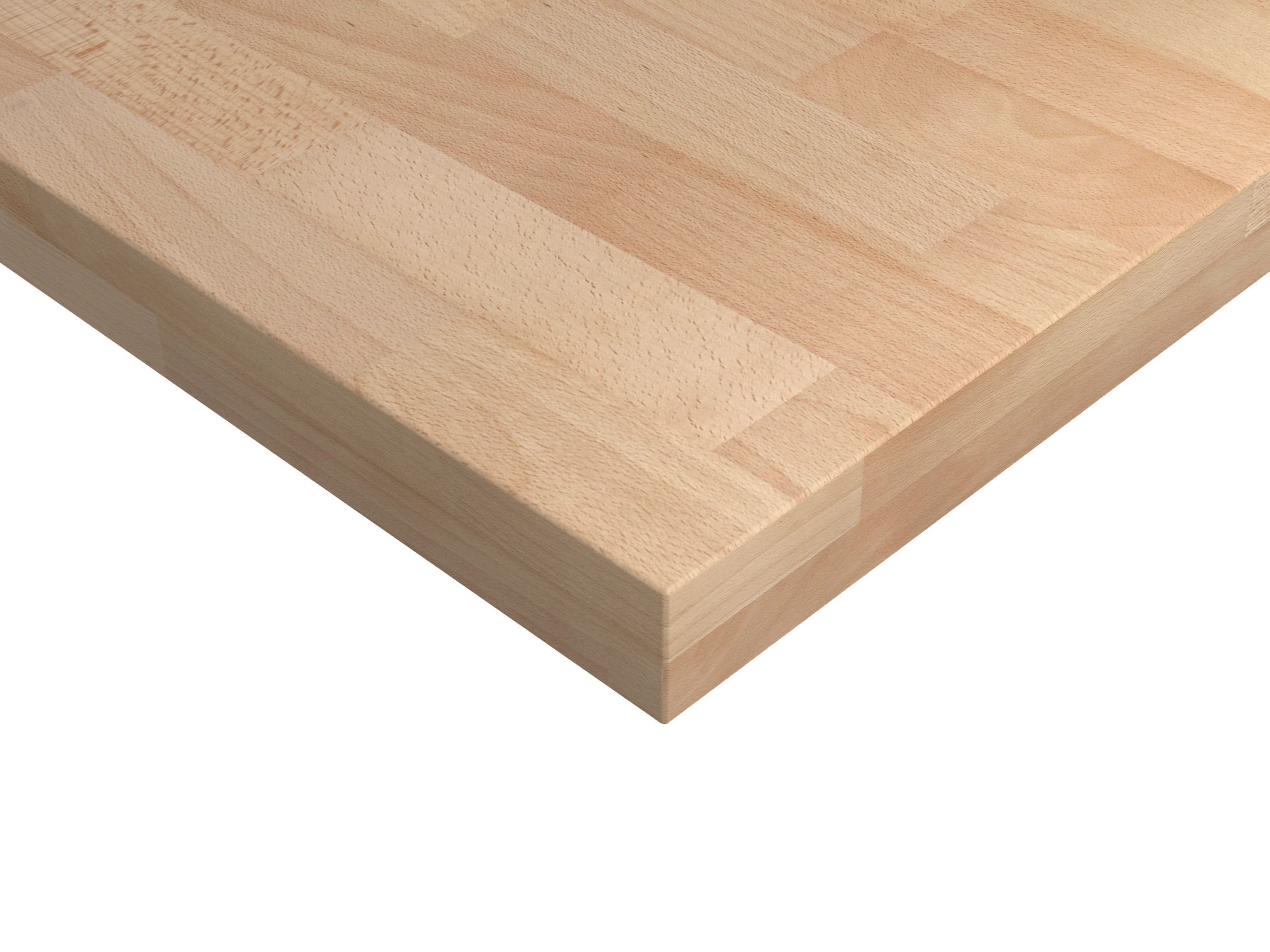 27mm GoodHome Hartland Natural Straight Oak Worktop (L)1.83m (D)155mm ...