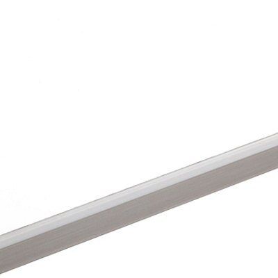 28mm Snow White Laminate Square edge Kitchen Worktop, (L)3000mm