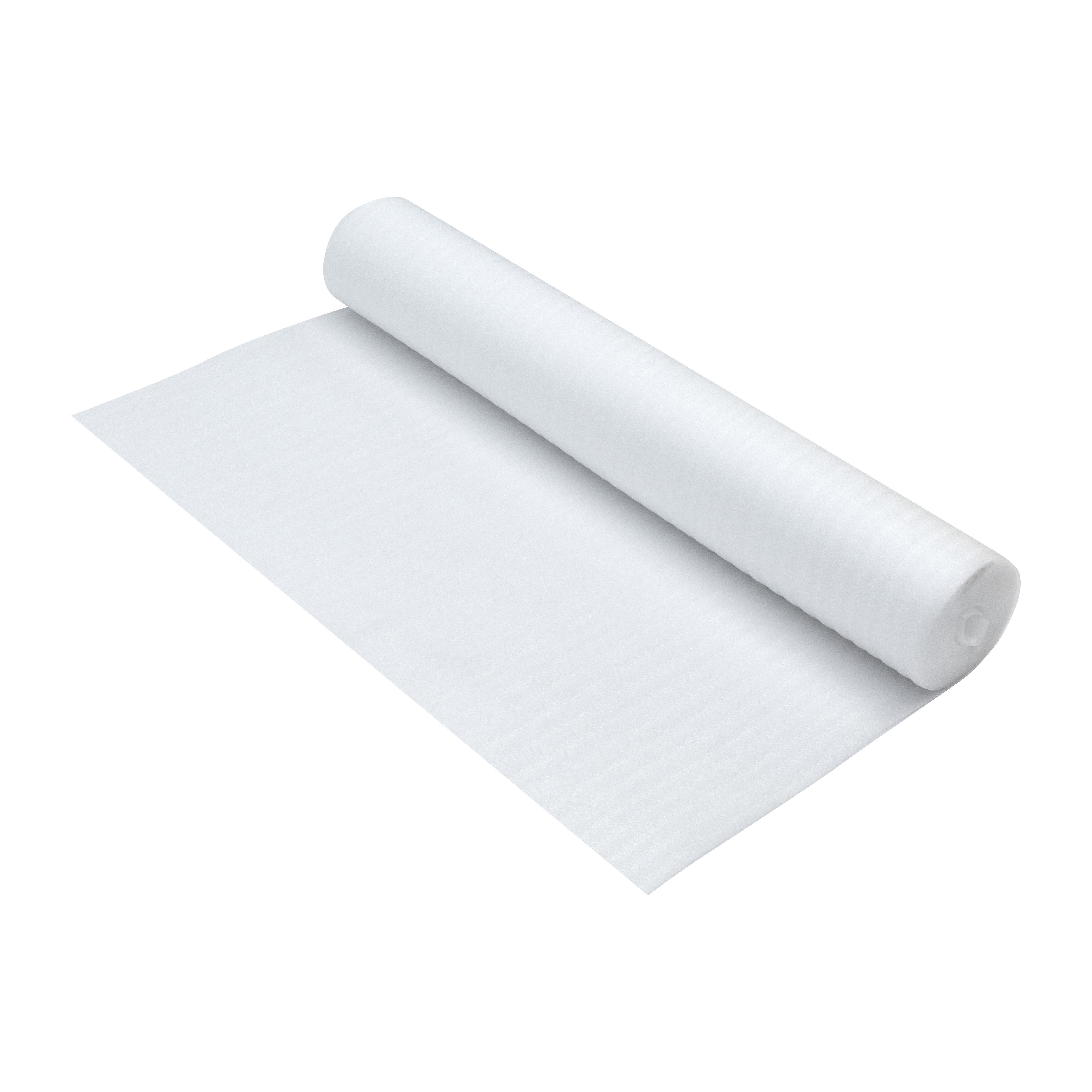 2mm Polyethylene foam Laminate & wood Underlay roll, 20m² | DIY at B&Q