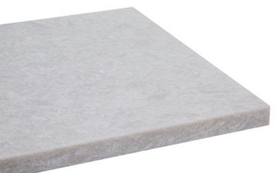 30mm Elegant Cream Quartz effect Engineered stone Kitchen Bespoke ...