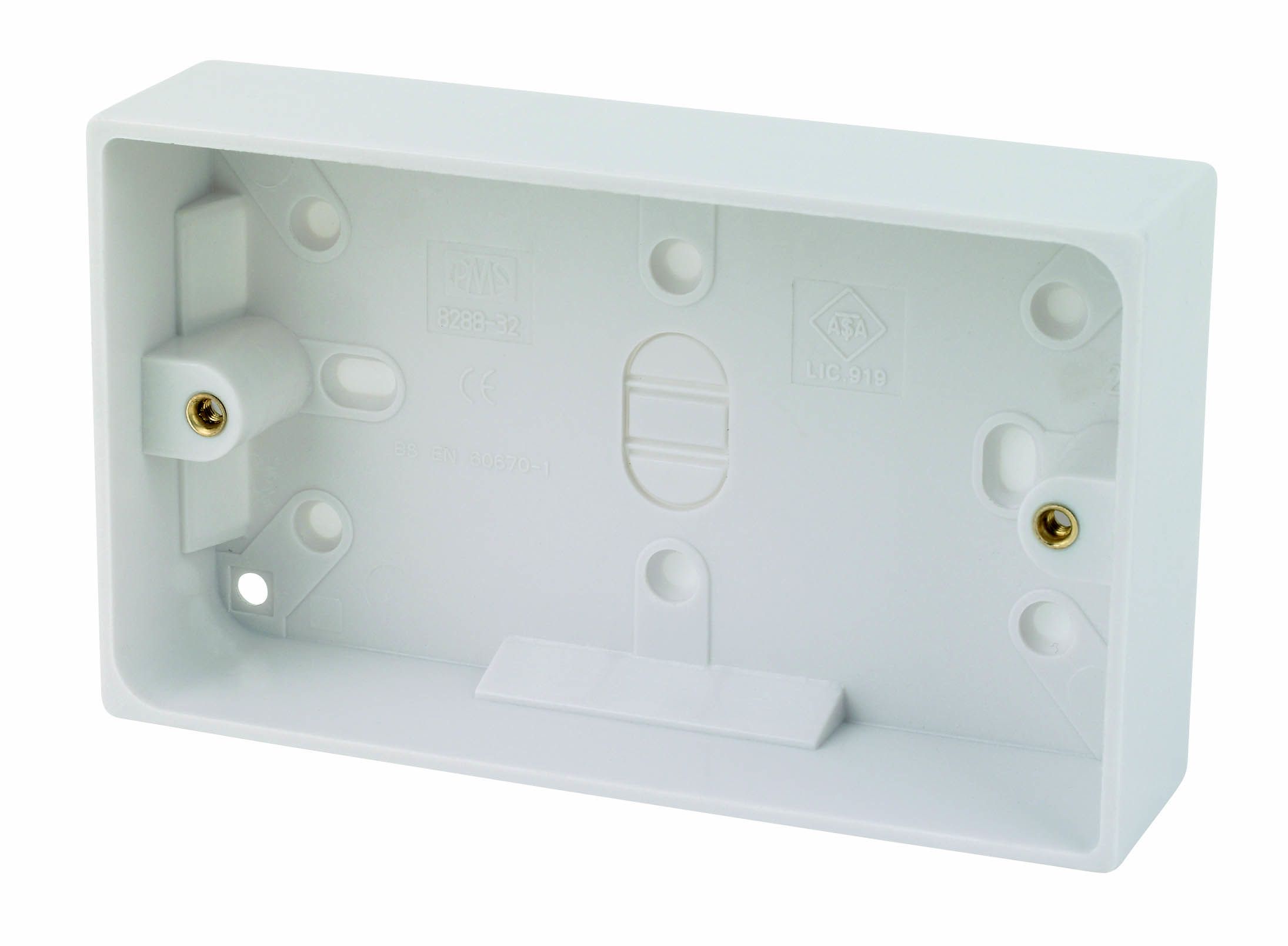 32mm Moulded box, Pack of 5 | DIY at B&Q