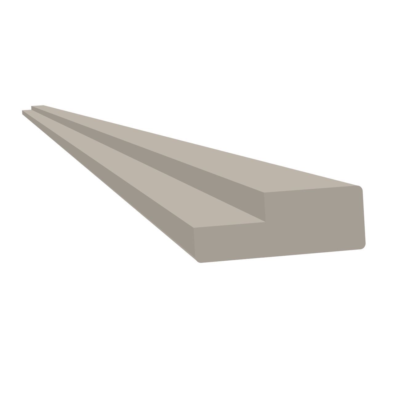 3663602056072 C&L 2.5M MODERN CORNICE / PELMET | DIY at B&Q