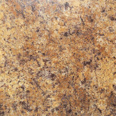 38mm Butterum etched Brown Laminate Round edge Kitchen Worktop, (L)3050mm