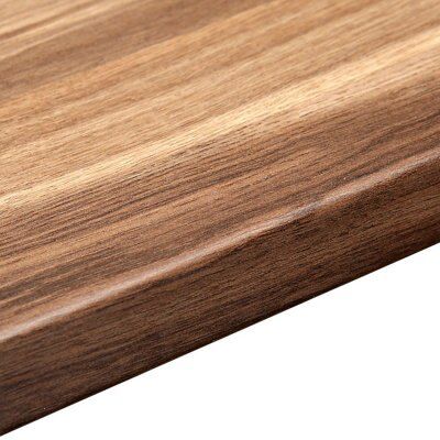 38mm Colorado oak Wood effect Laminate Round edge Kitchen Worktop, (L ...