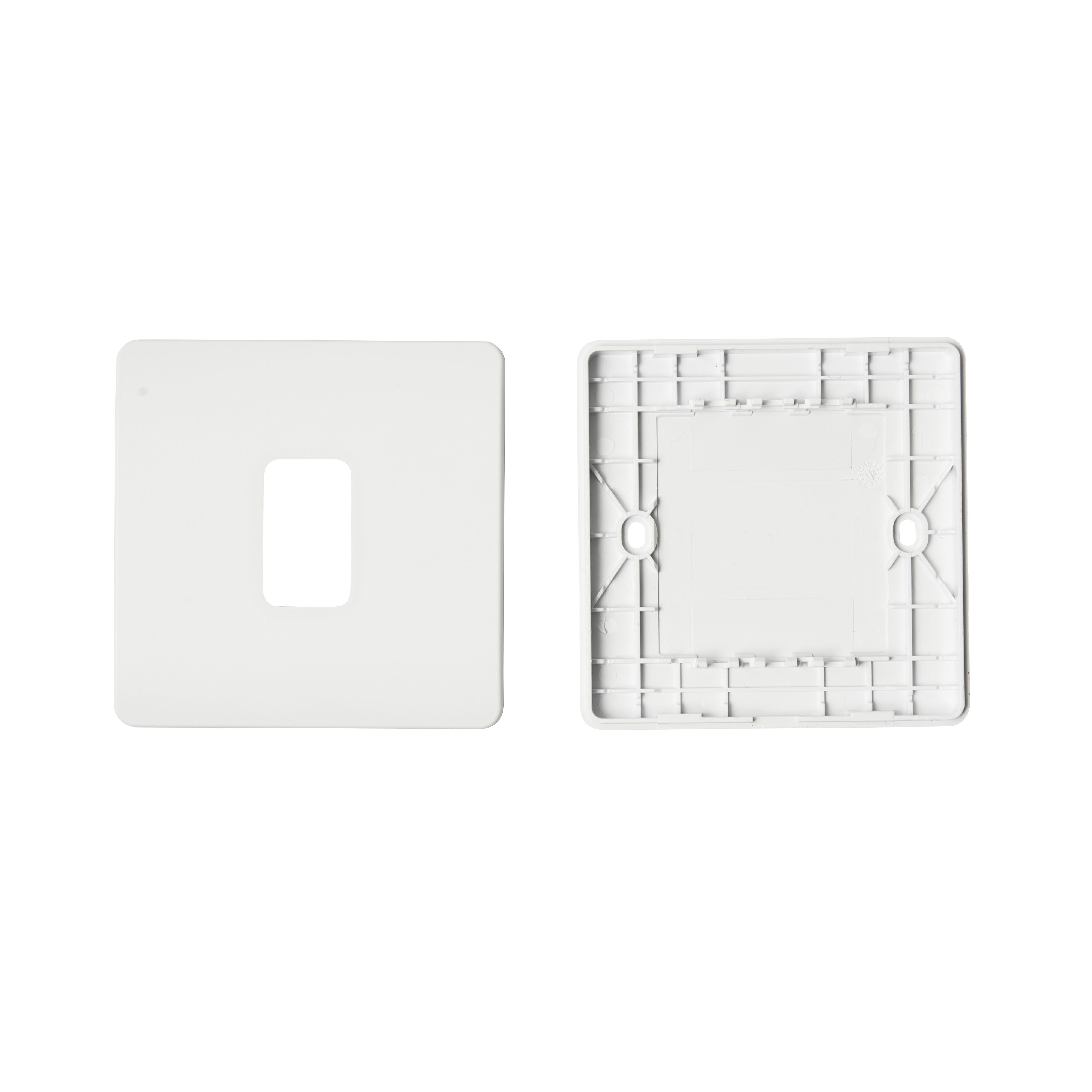 3A 2 way 1 gang Retractive switch Kinetic Matt White