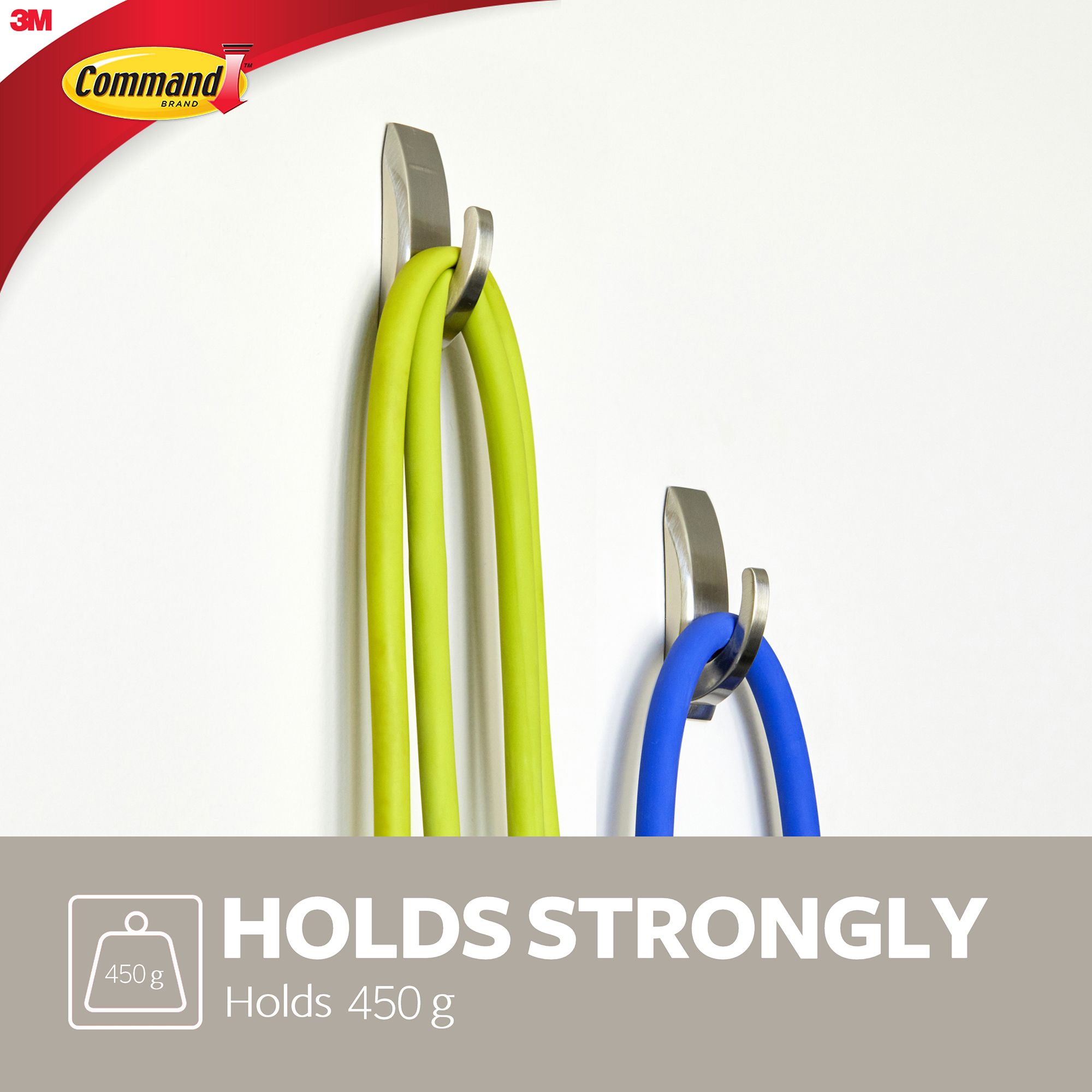 3M Command Modern Reflections Small Adhesive hook (Holds)450g