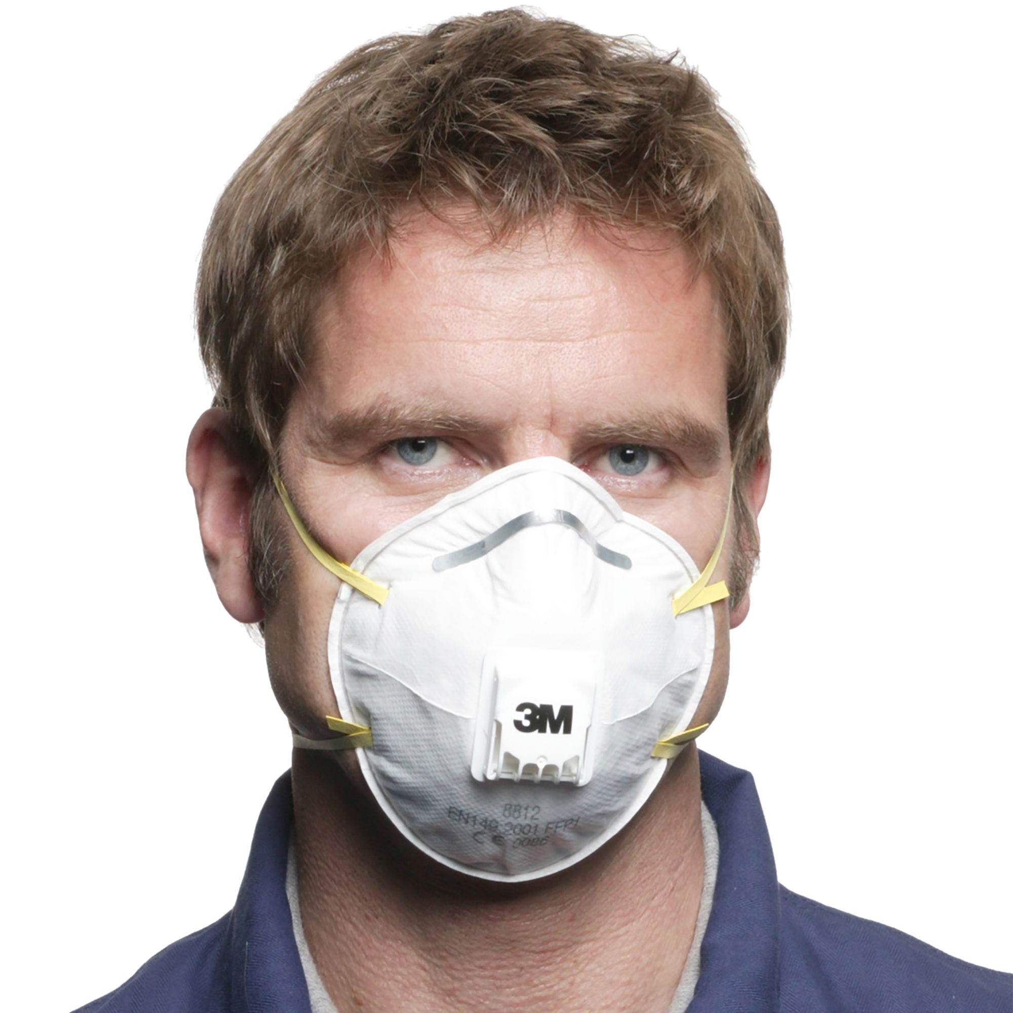 3M P1 Valved Disposable dust mask 8812, Pack of 3