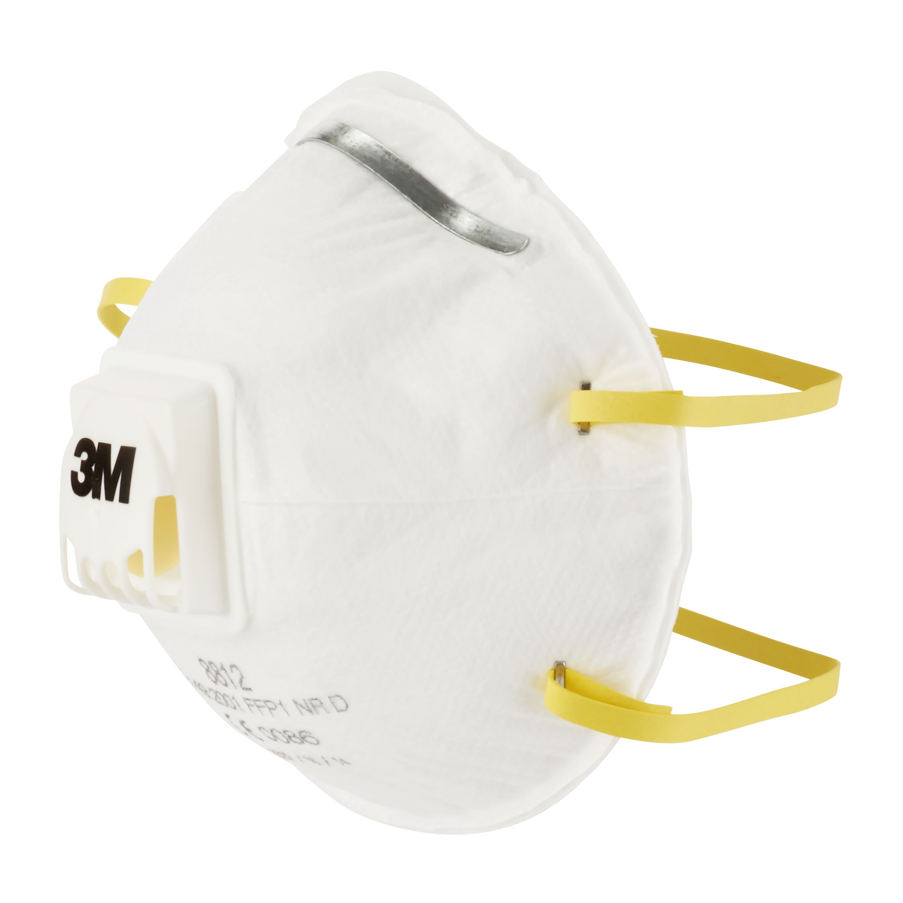 3M P1 Valved Disposable dust mask 8812, Pack of 3