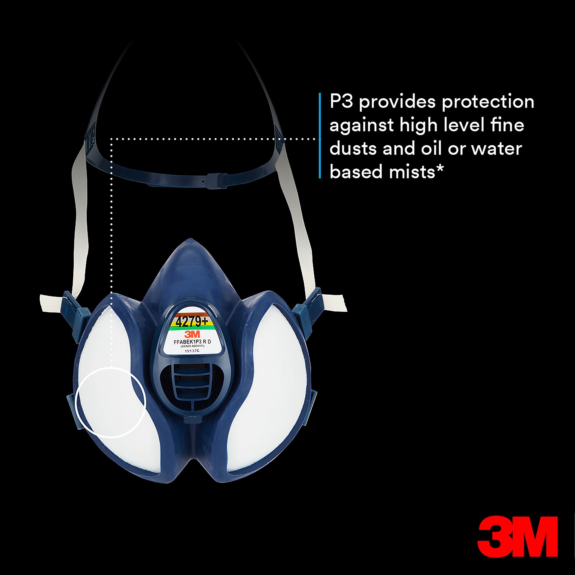 3M Reusable respiratory mask 4279