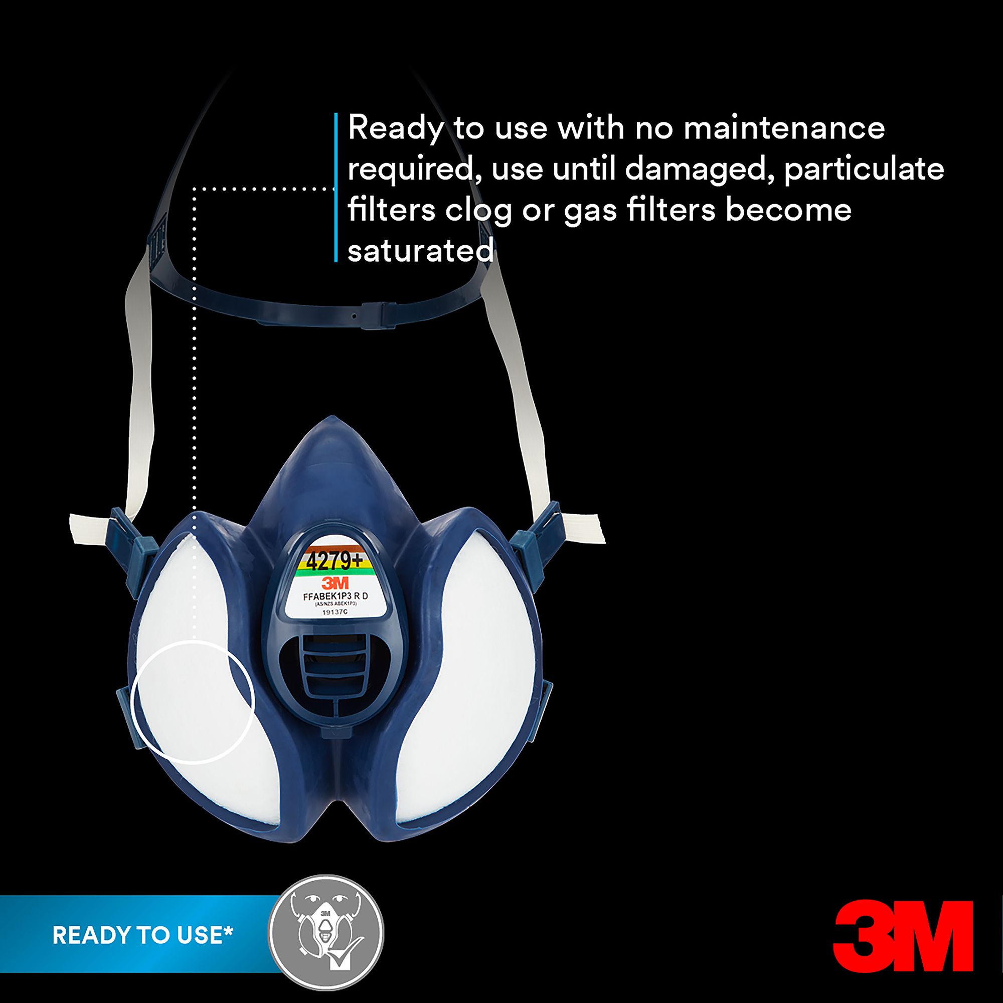 3M Reusable respiratory mask 4279