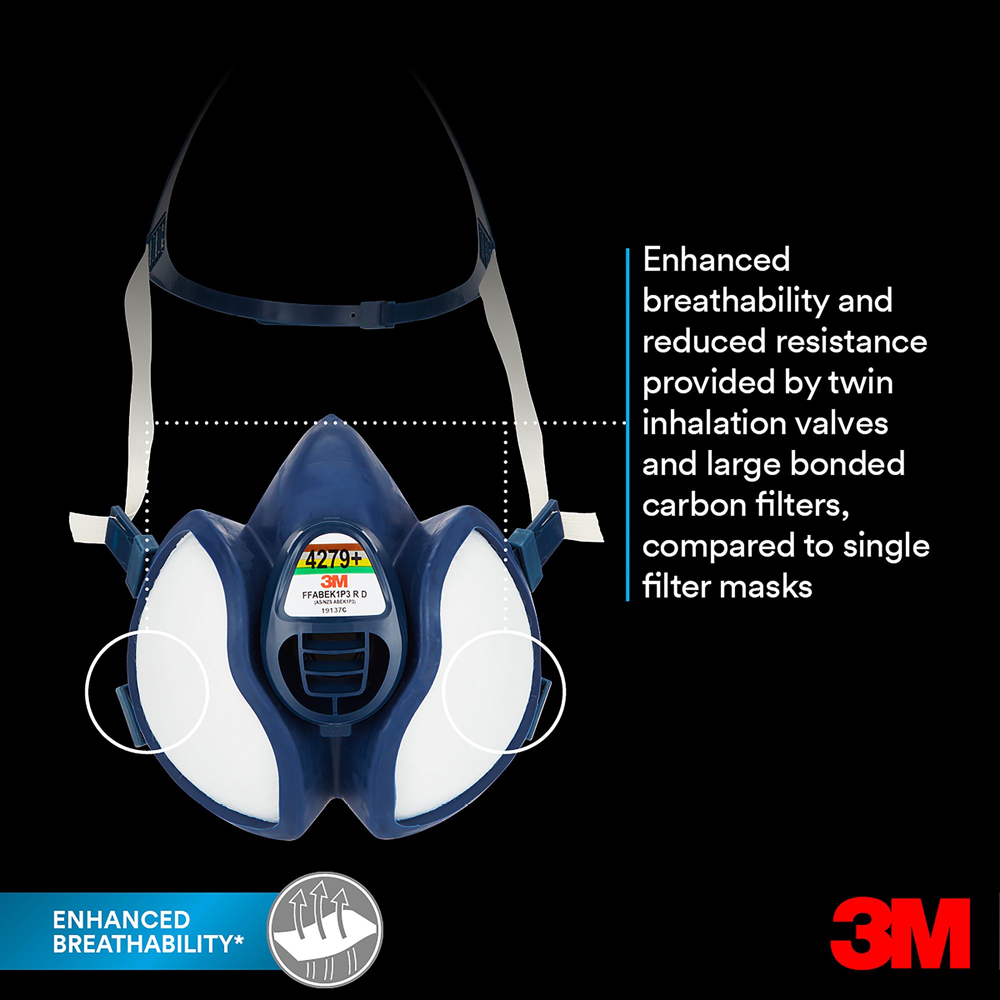 3M Reusable respiratory mask 4279