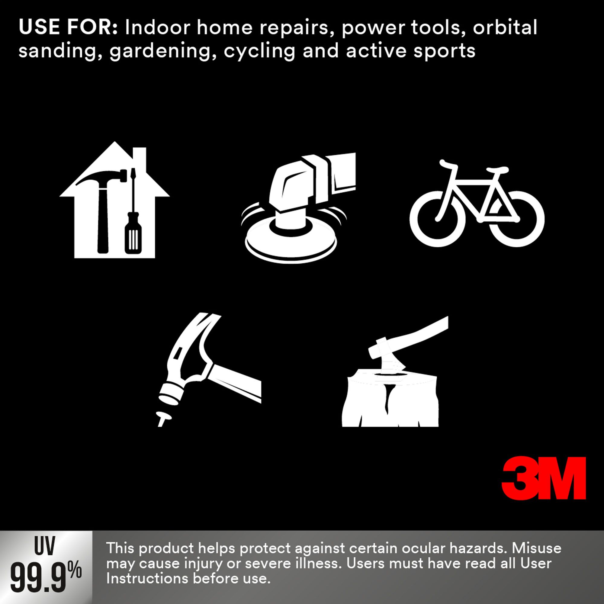 3M Solus 1000 Clear lens Safety specs