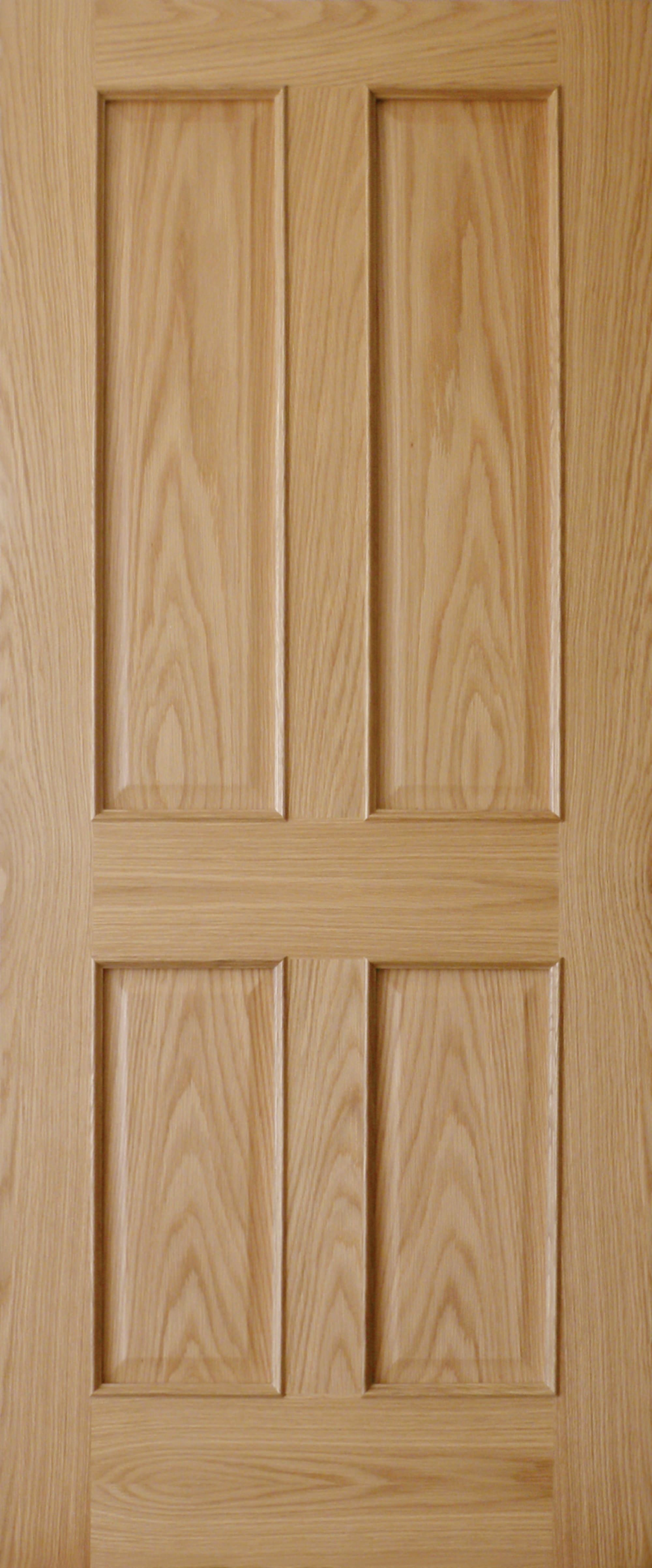 4 panel Fully finished Unglazed Oak veneer Internal Door, (H)1981mm (W ...