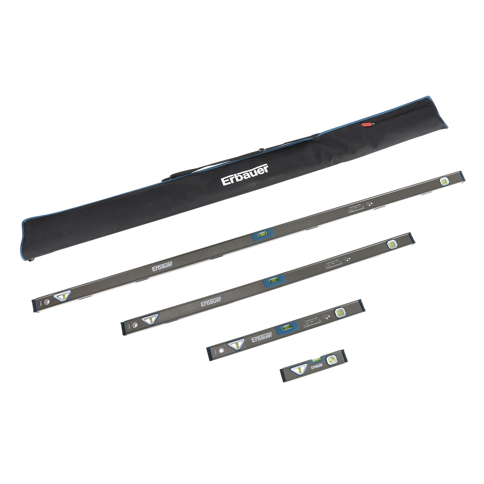 4 piece Spirit level set | DIY at B&Q