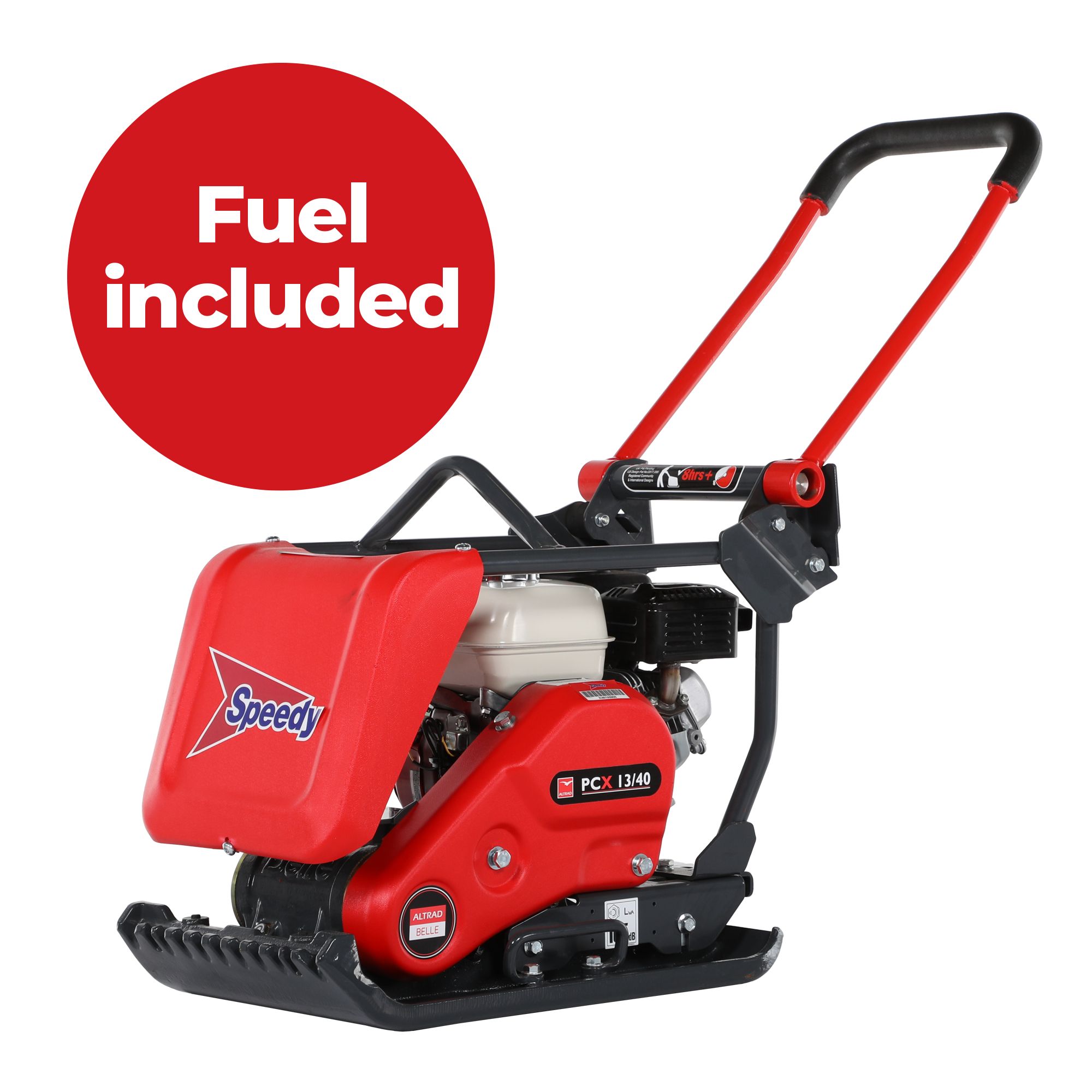 400mm Petrol Plate compactor - Weekend hire