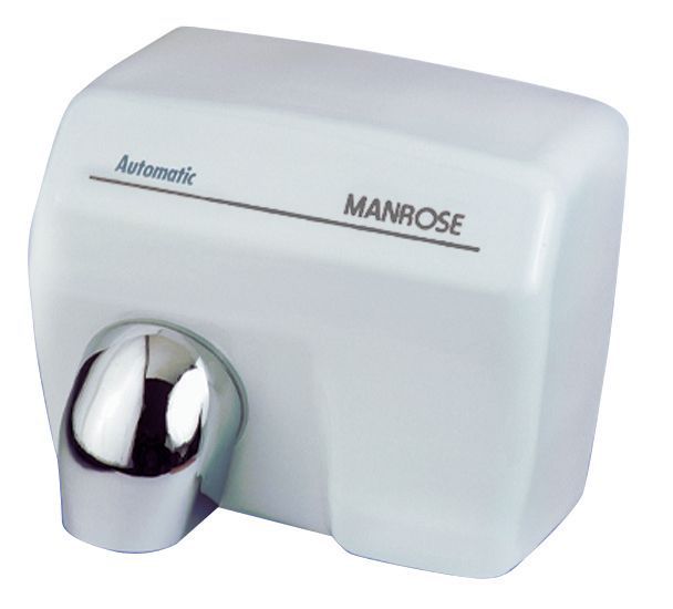 5020953570844 MANROSE AUTOMATIC HAND DRYER WHITE | DIY at B&Q