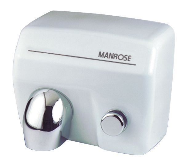5020953570851 SKIP20A MANROSE PUSH BUTTON HAND DRYER W | DIY at B&Q