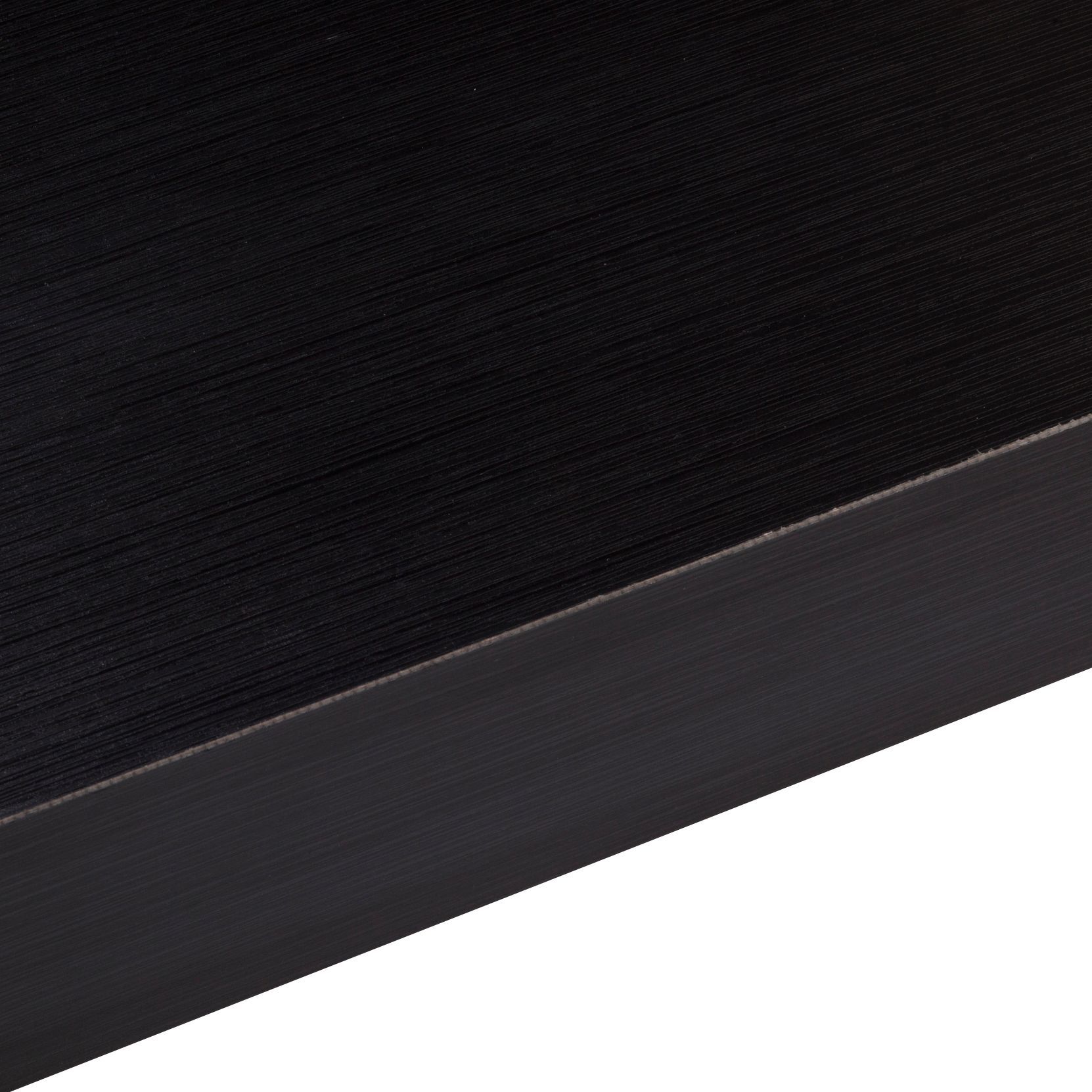 50mm Designer Black Laminate Square edge Kitchen Breakfast bar Worktop ...