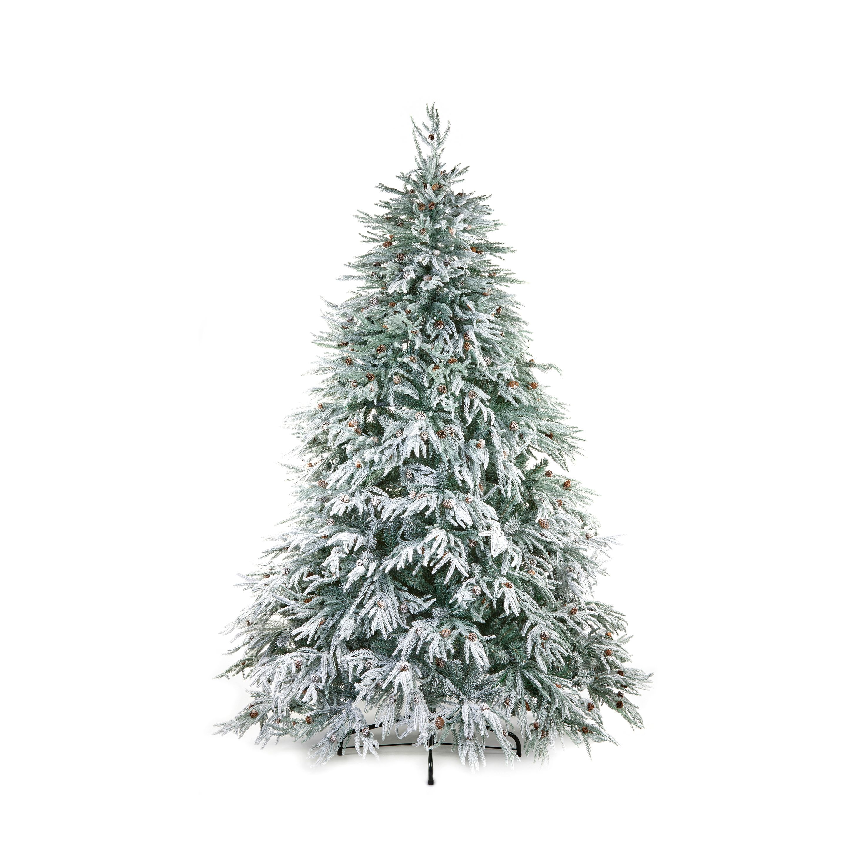 6.5ft River Fir Green Hinged Full Artificial christmas tree | DIY at B&Q