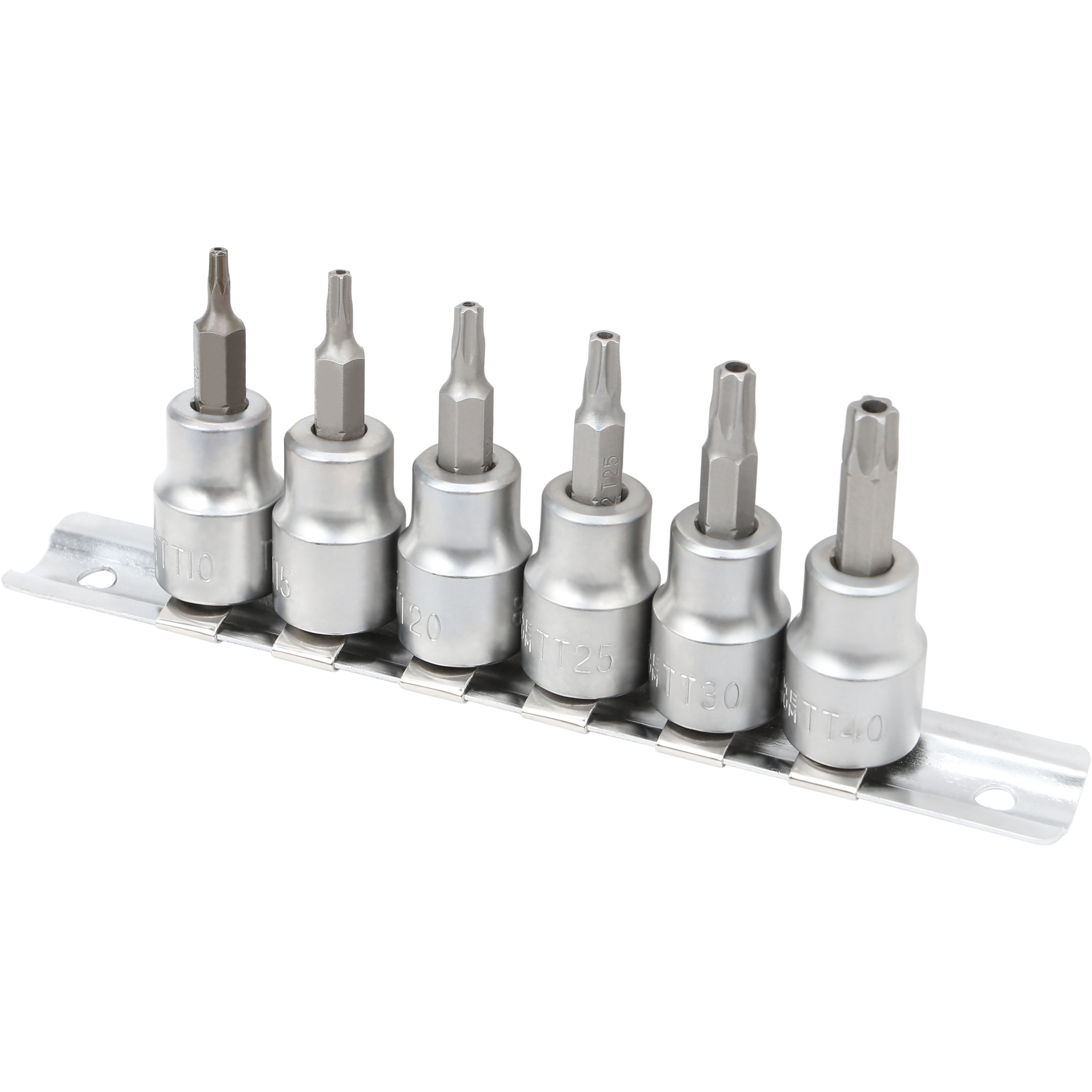 6 piece ⅜" Mixed Security Socket set