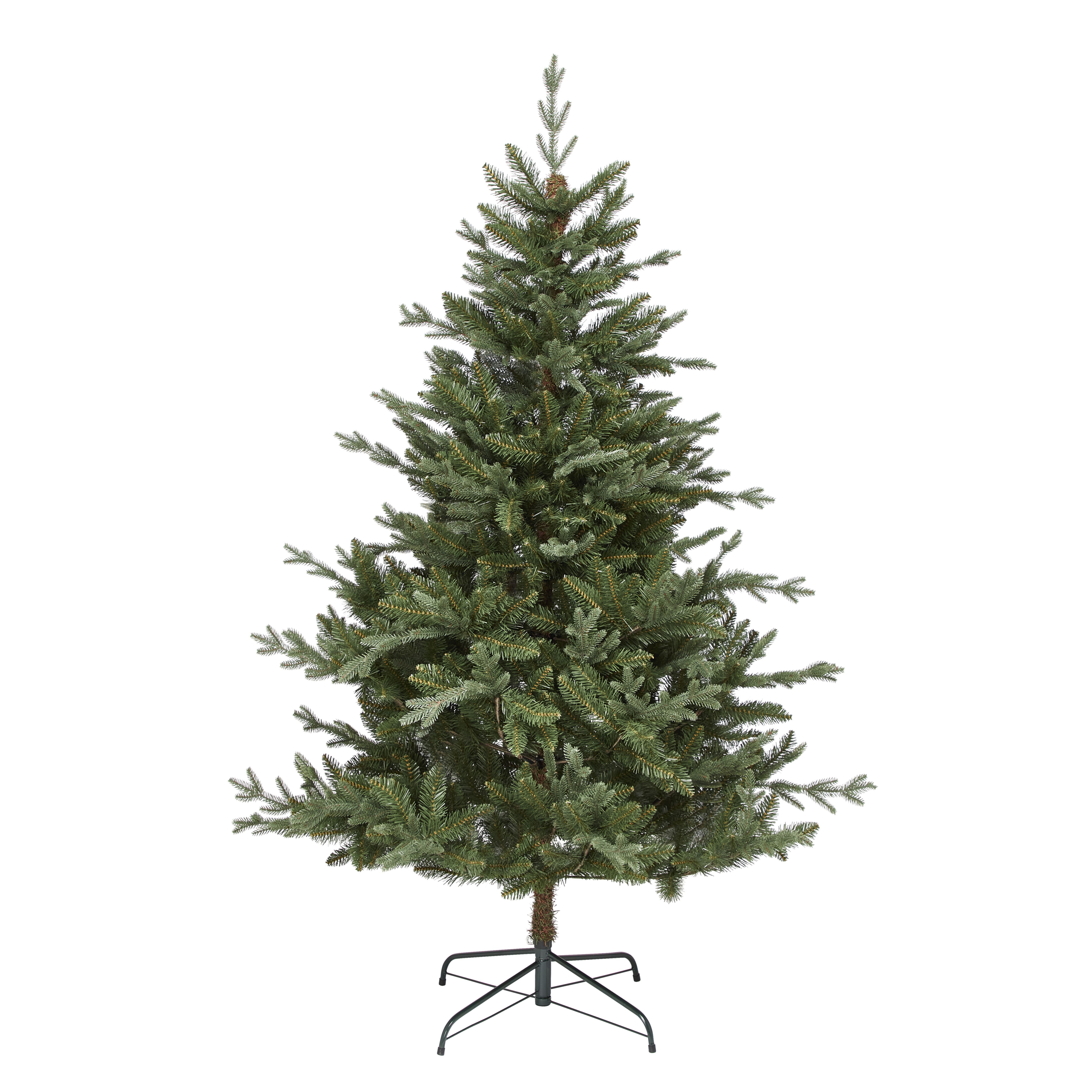 6ft Falera Natural looking Green Hinged Full Artificial Christmas tree ...
