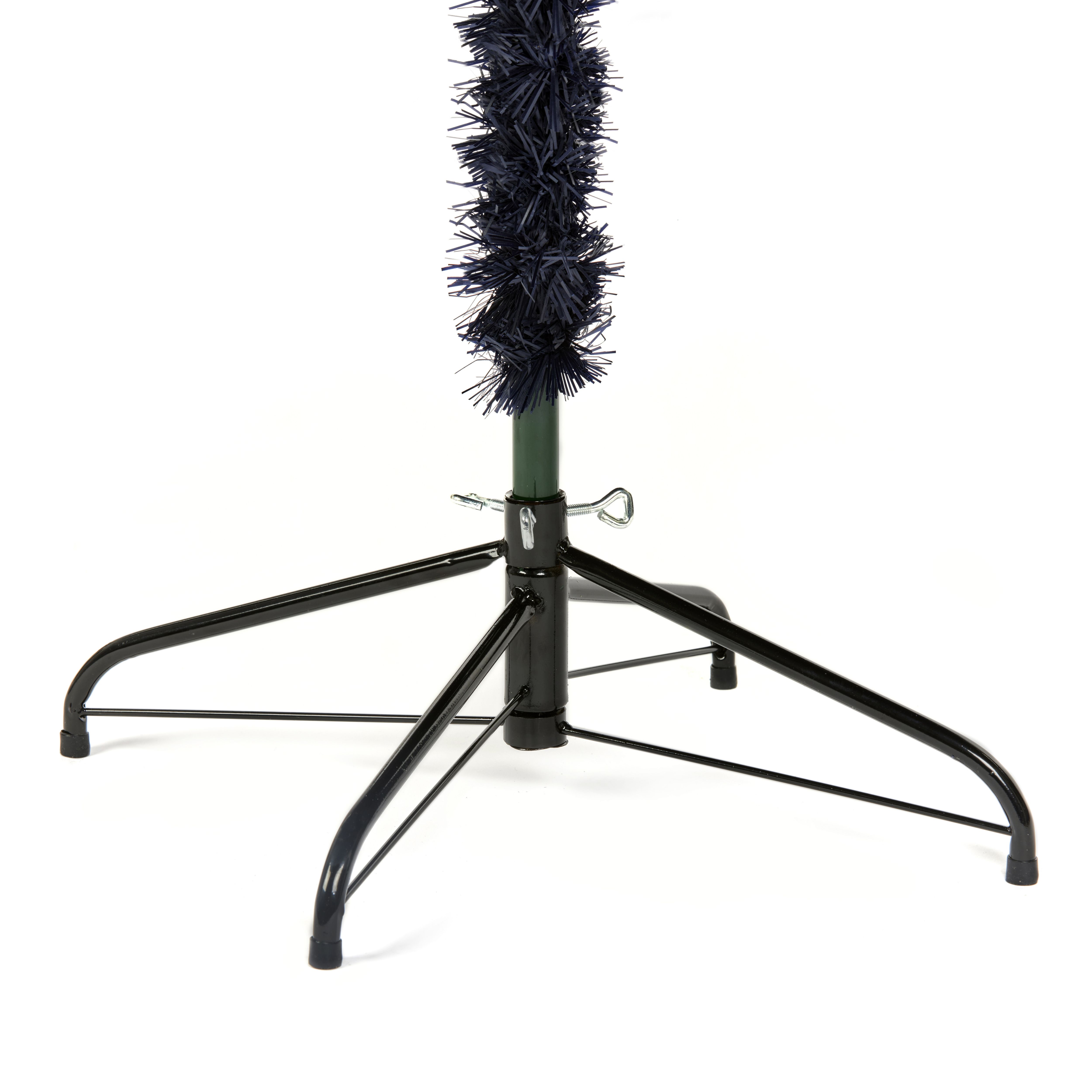 6ft Midnight Blue Hinged Full Artificial Christmas tree