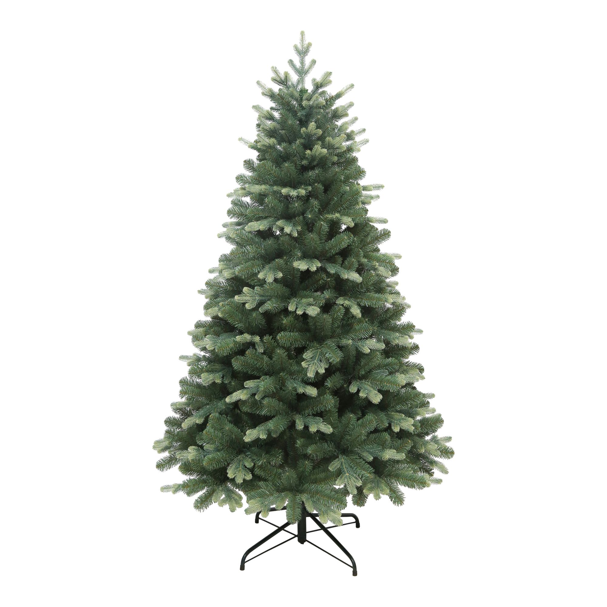 6ft Olber Natural effect Hinged Full Artificial Christmas tree - Green