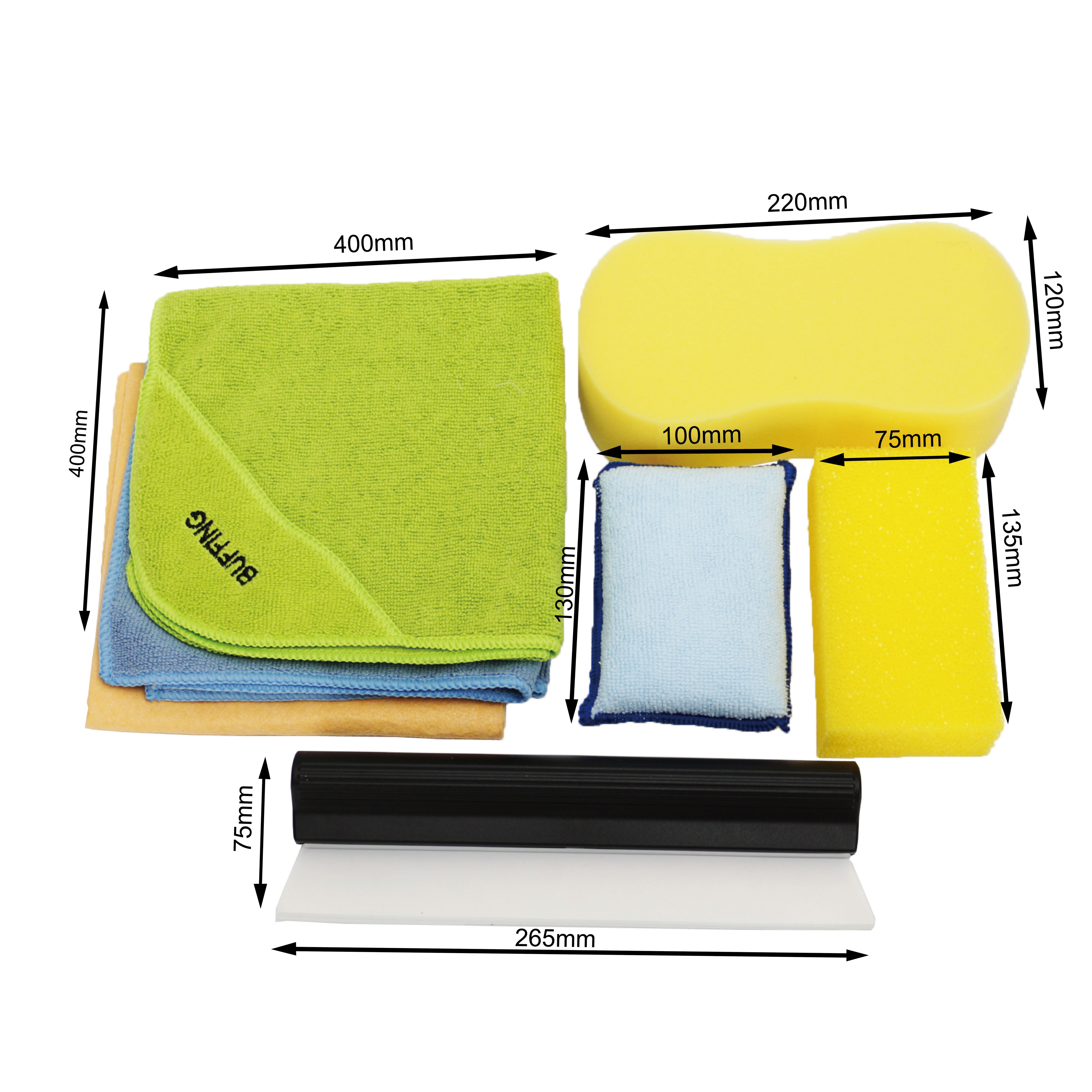 7 piece Car cleaning kit 0.29kg