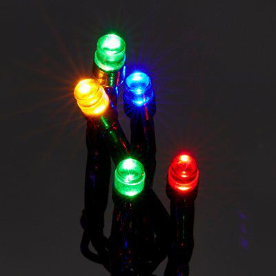 720 Multicolour LED With timer String lights Green cable